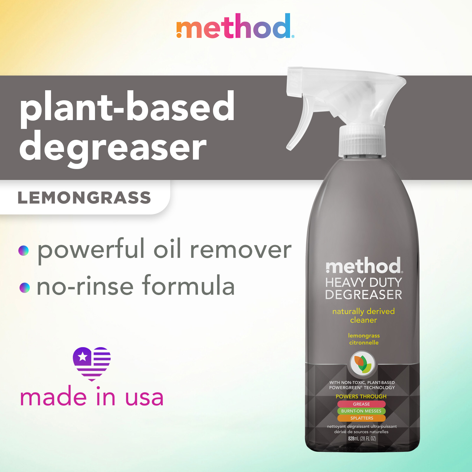 Method Heavy Duty Degreaser - Lemongrass | NTUC FairPrice