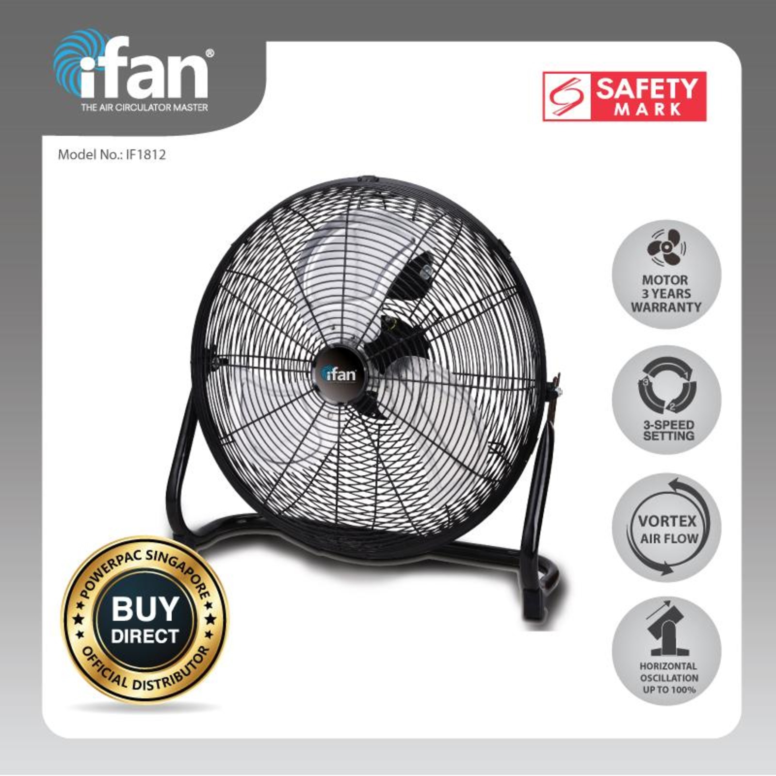 iFan 12 Inch Fan IF1812 | NTUC FairPrice