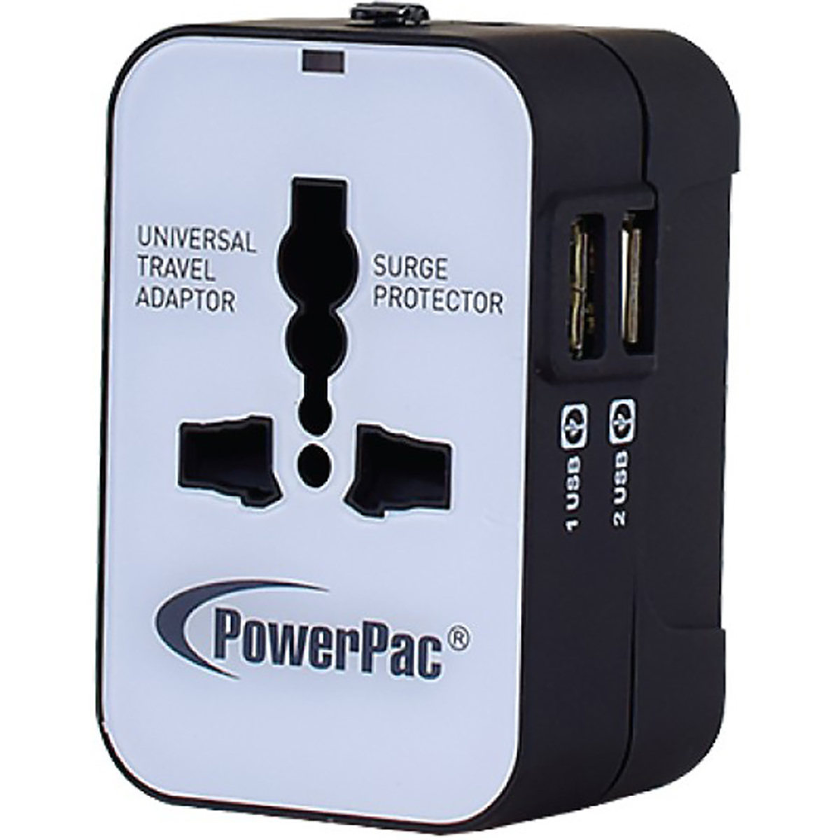 PowerPac Multi Travel Adapter With 2x USB Charger (PP7973) | NTUC FairPrice