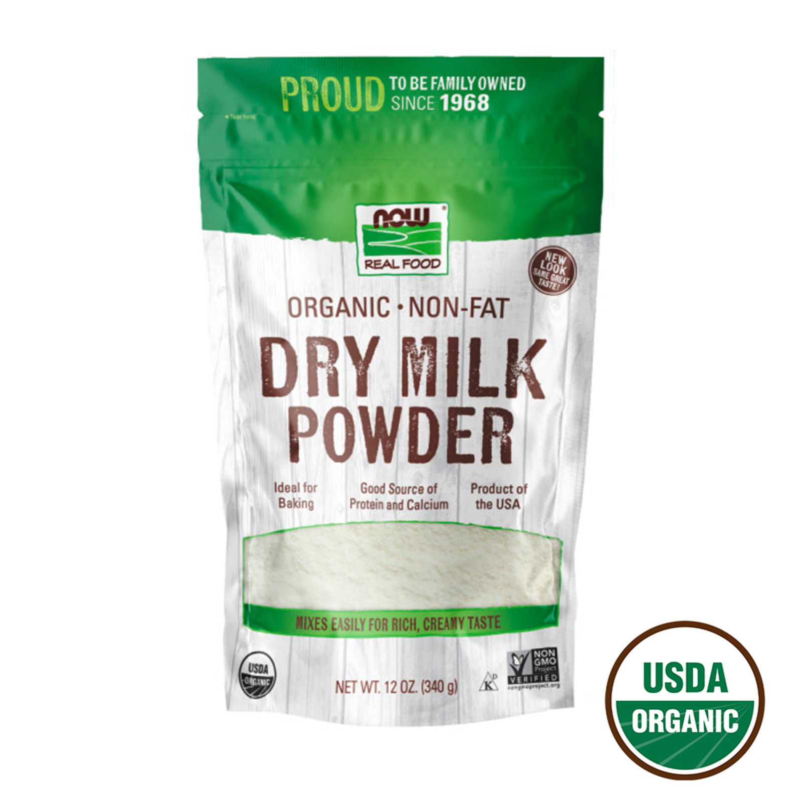 Now Foods Real Food Certified Organic Non-Fat Dry Milk Powder | NTUC ...