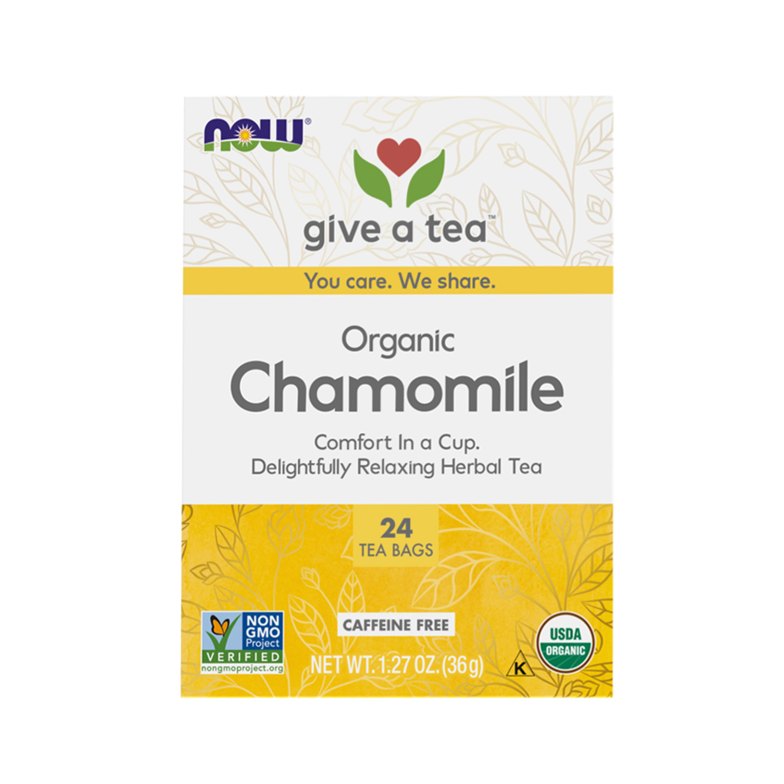 Now Foods Organic Chamomile Tea | NTUC FairPrice
