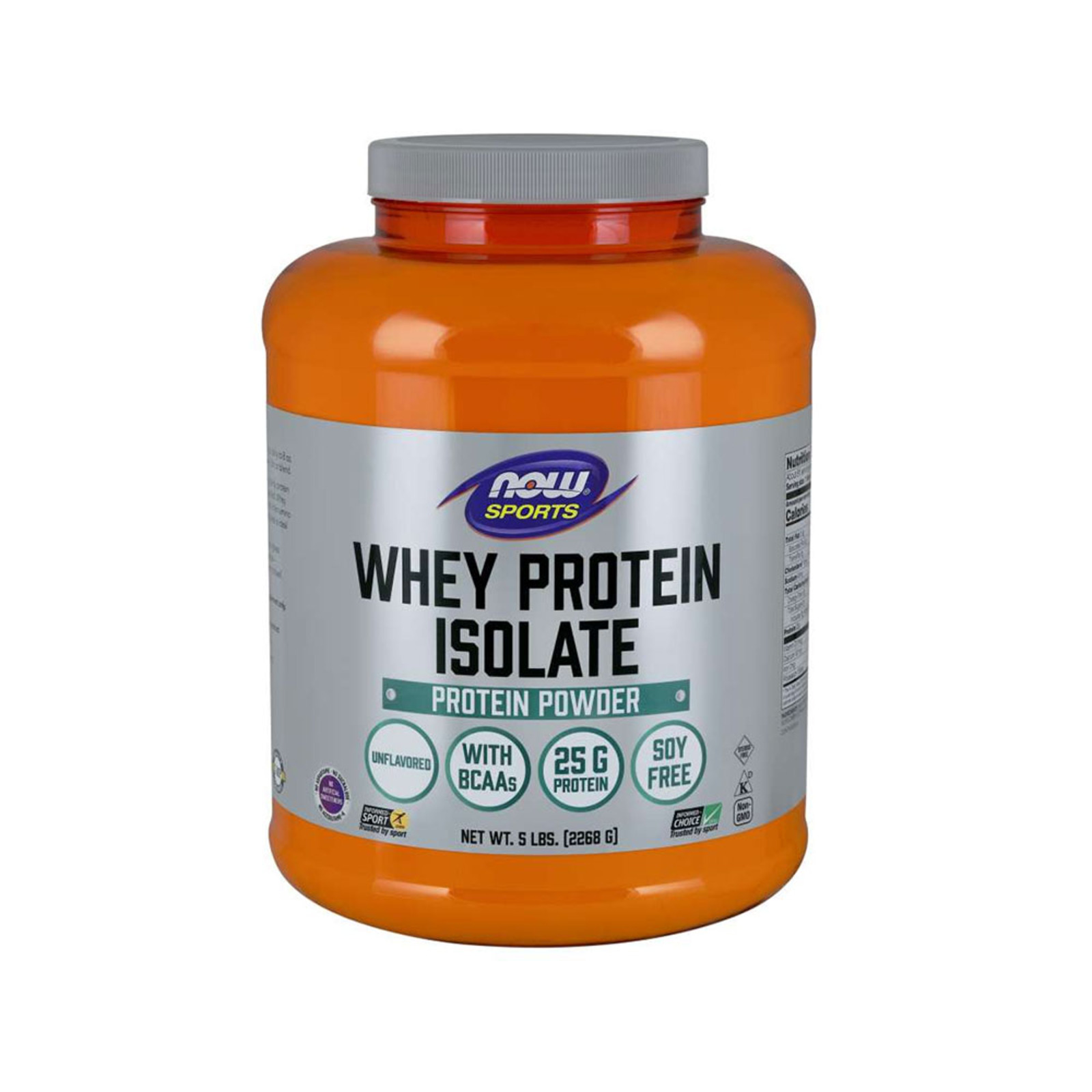 Now Foods Sports Whey Protein Isolate Natural Unflavored | NTUC FairPrice