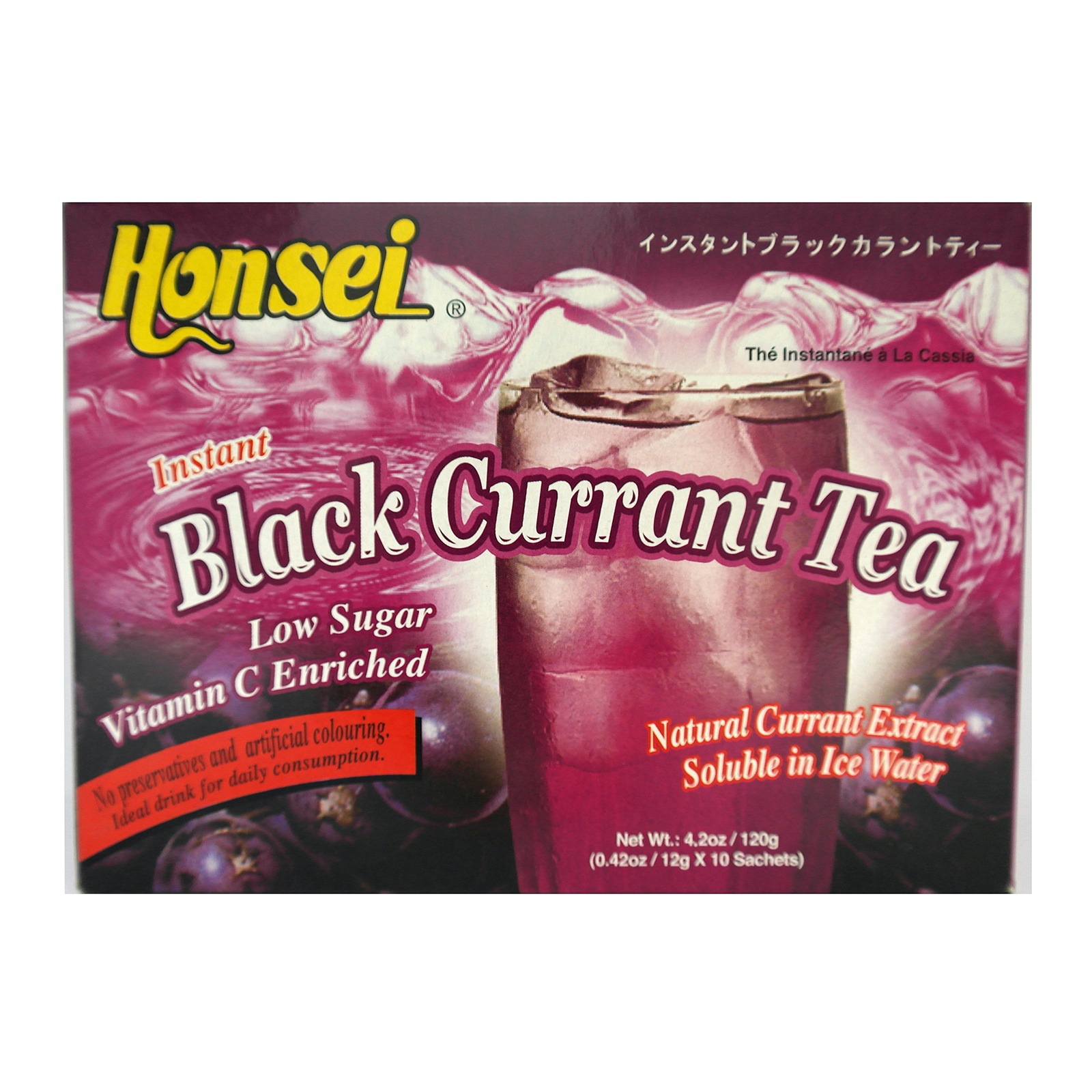 Honsei Low Sugar Blackcurrant Tea (10 Sachets) 10 x 12g | NTUC FairPrice