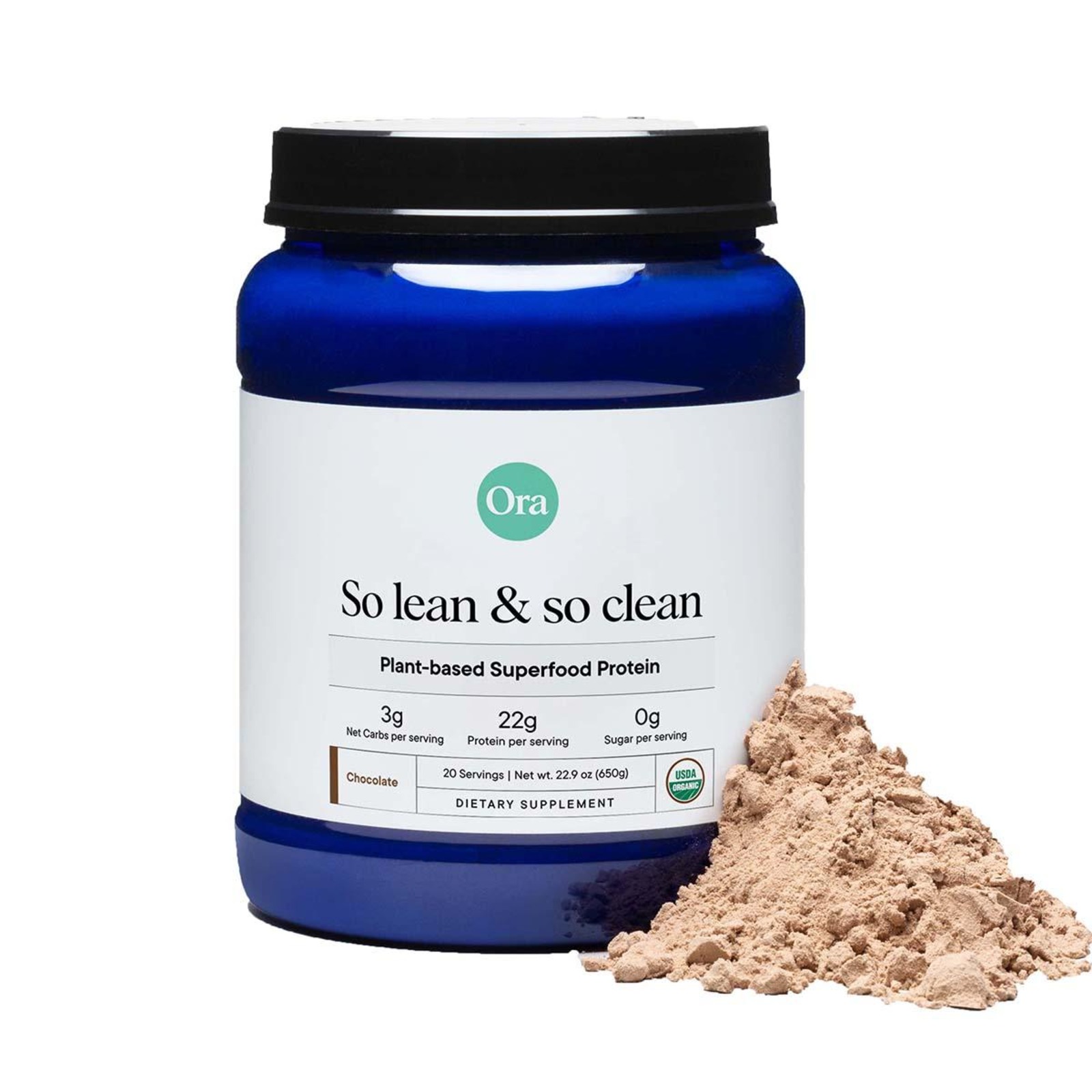 Ora Organic So Lean & So Clean Protein Powder - Chocolate | NTUC FairPrice