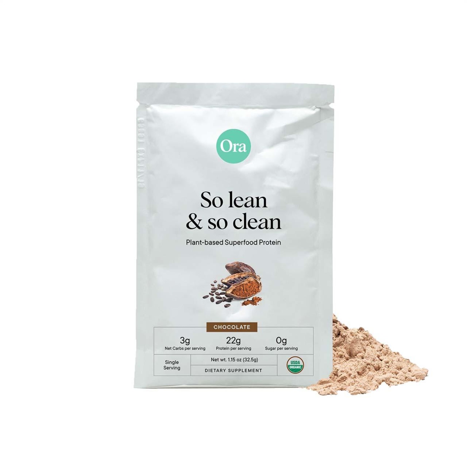 Ora Organic So Lean So Clean Protein Powder Sachet Chocolate | NTUC ...