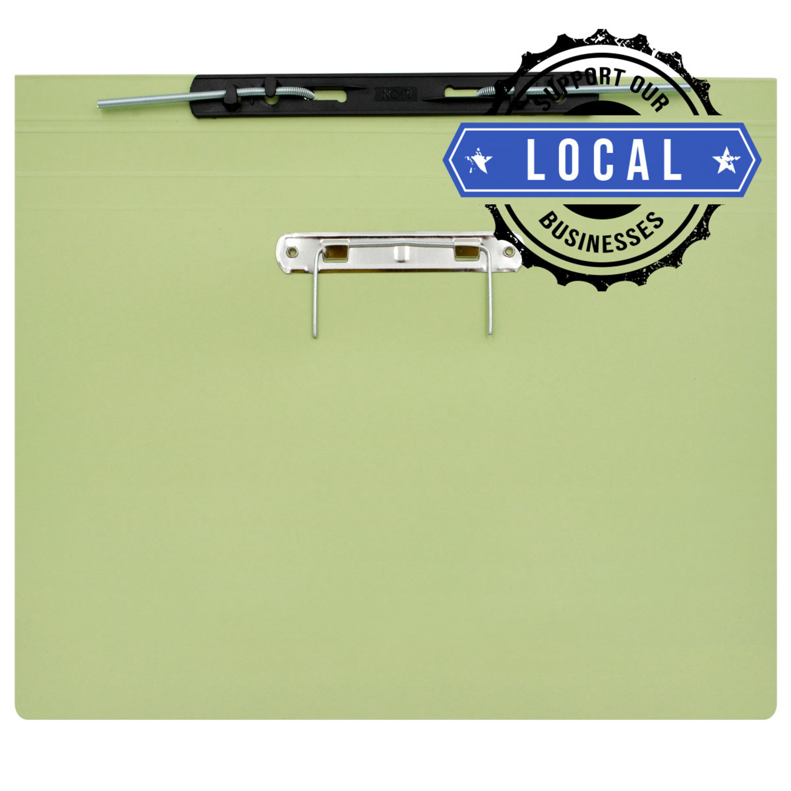 Alfax 10P Paper Spring File With U Pin F4 Green | NTUC FairPrice