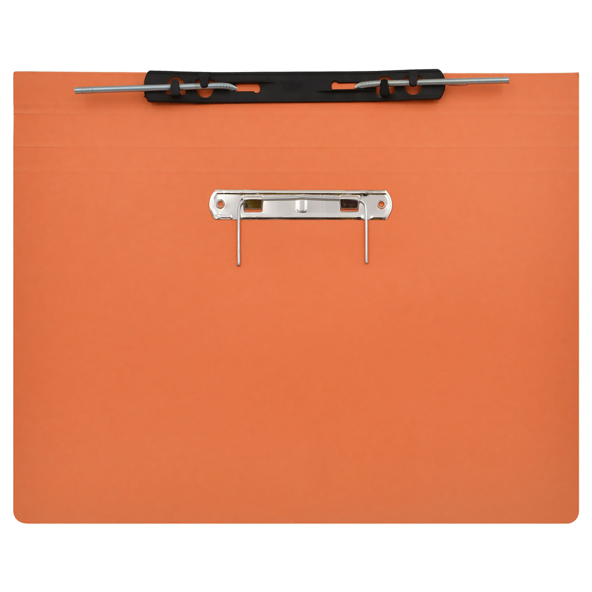 Alfax 10P Paper Spring File with U-Pin F4 - Orange | NTUC FairPrice