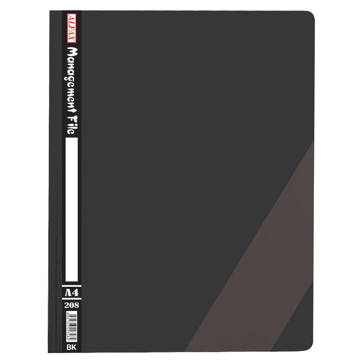 Alfax 208 Management File A4 - Black | NTUC FairPrice