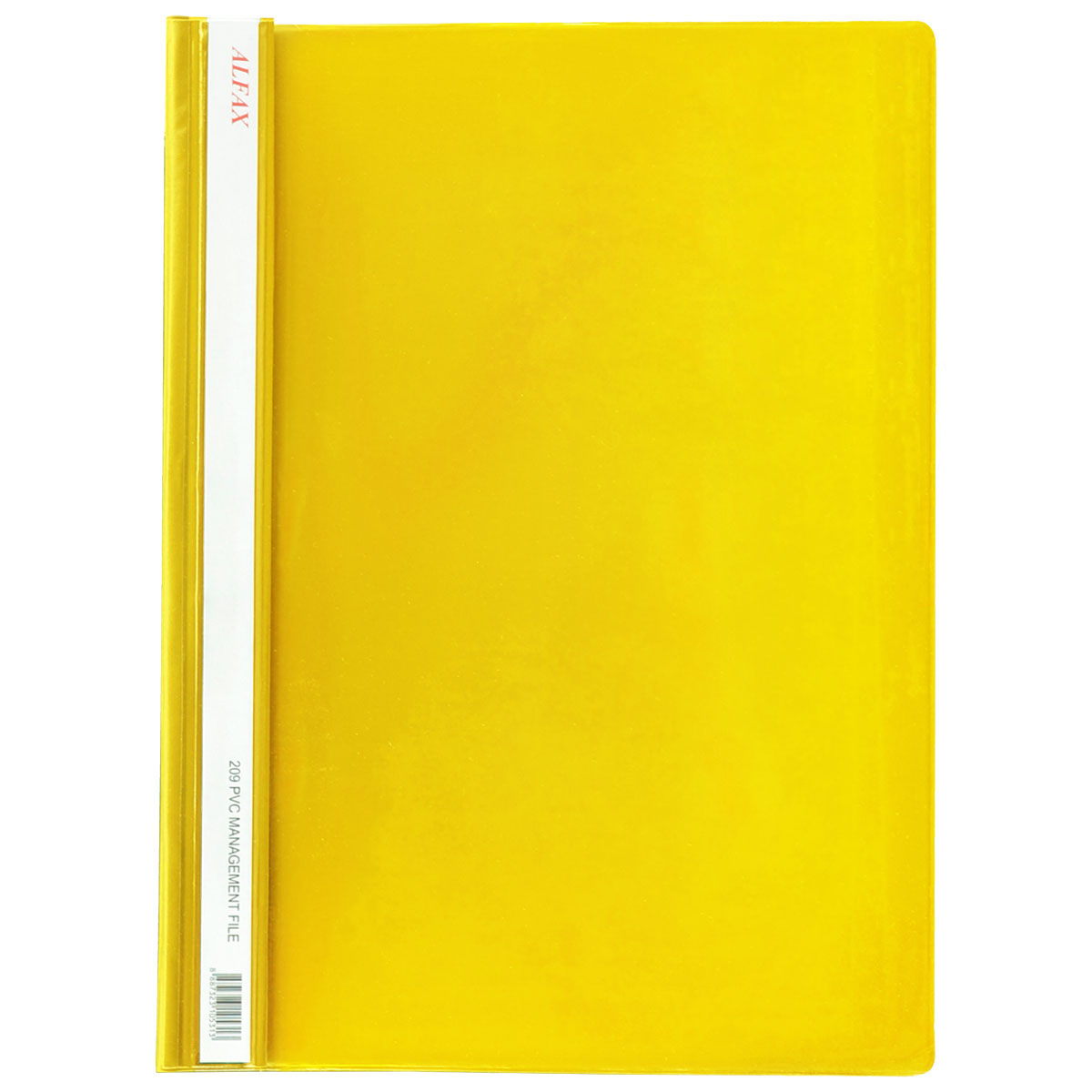 Alfax 209 PVC Management File A4 - Yellow | NTUC FairPrice