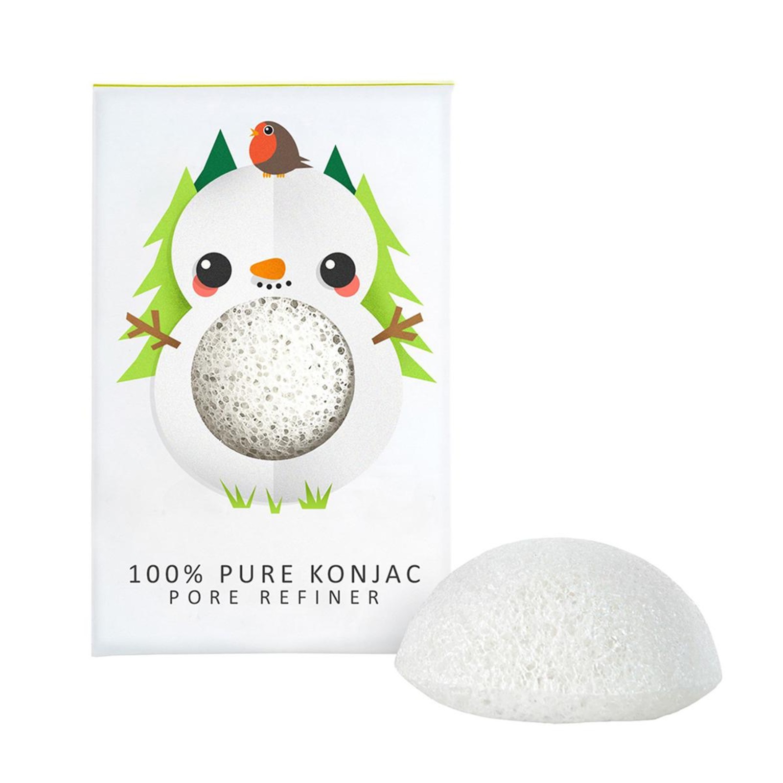 The Konjac Sponge Co Mini Sponge White Snowman Pore Refiner | NTUC ...