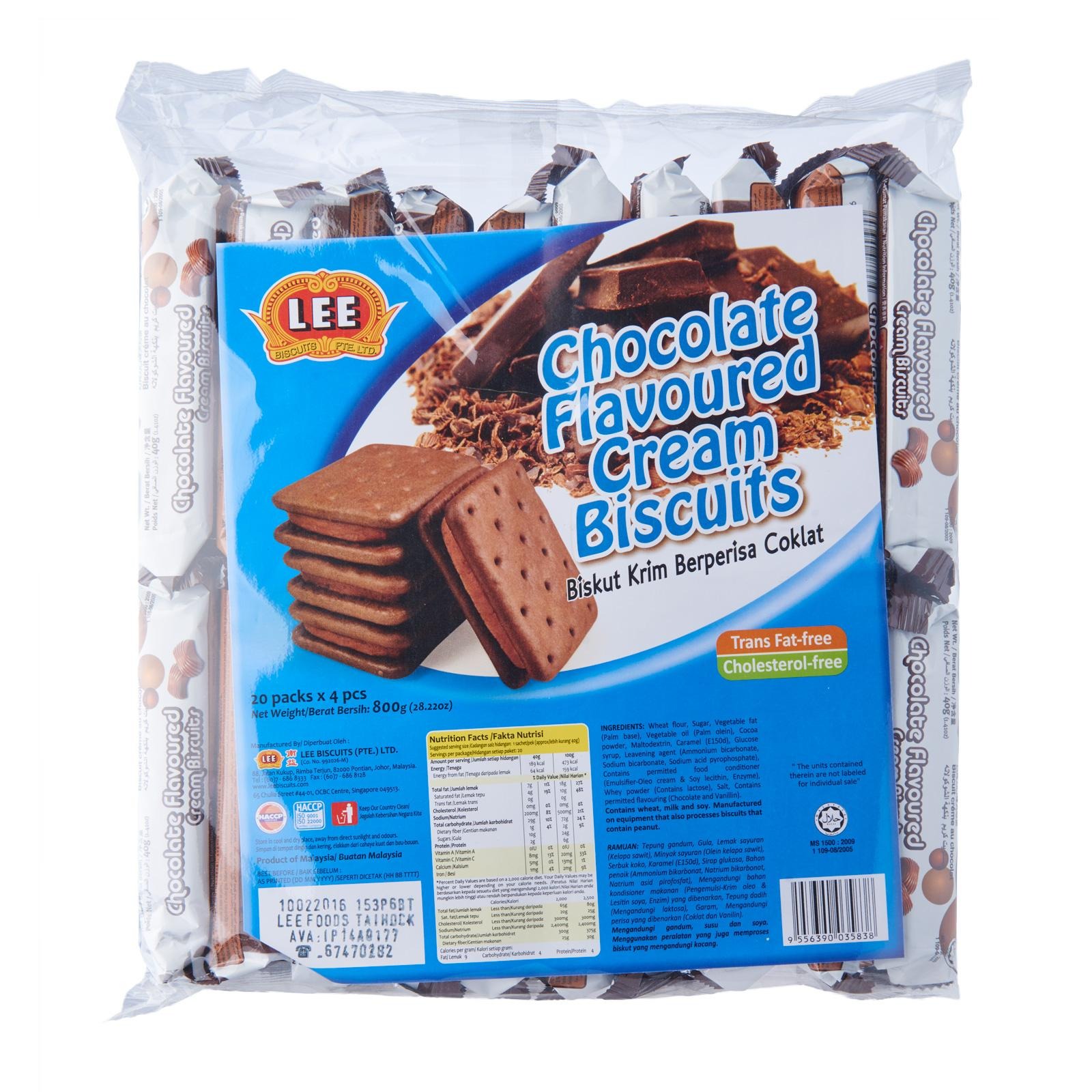 Lee Cream Biscuits - Chocolate | NTUC FairPrice