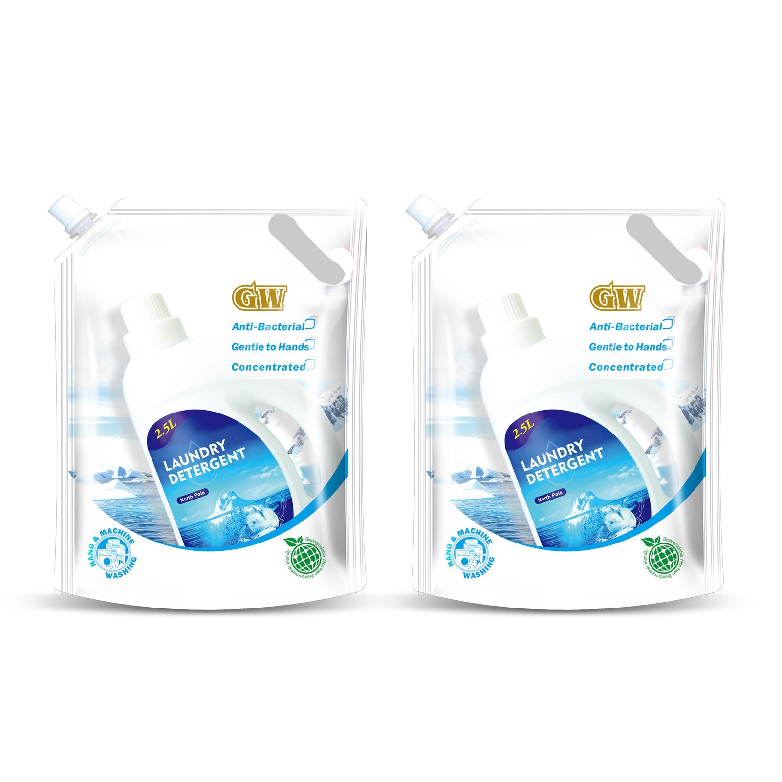 GW Anti-bacterial Laundry Detergent Pack - North Pole | NTUC FairPrice