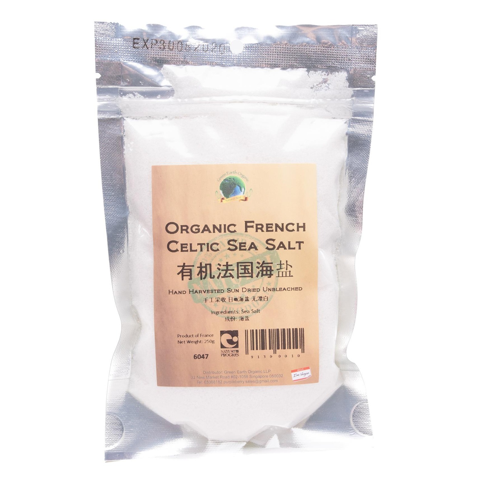 Green Earth Organic French Celtic Sea Salt | NTUC FairPrice