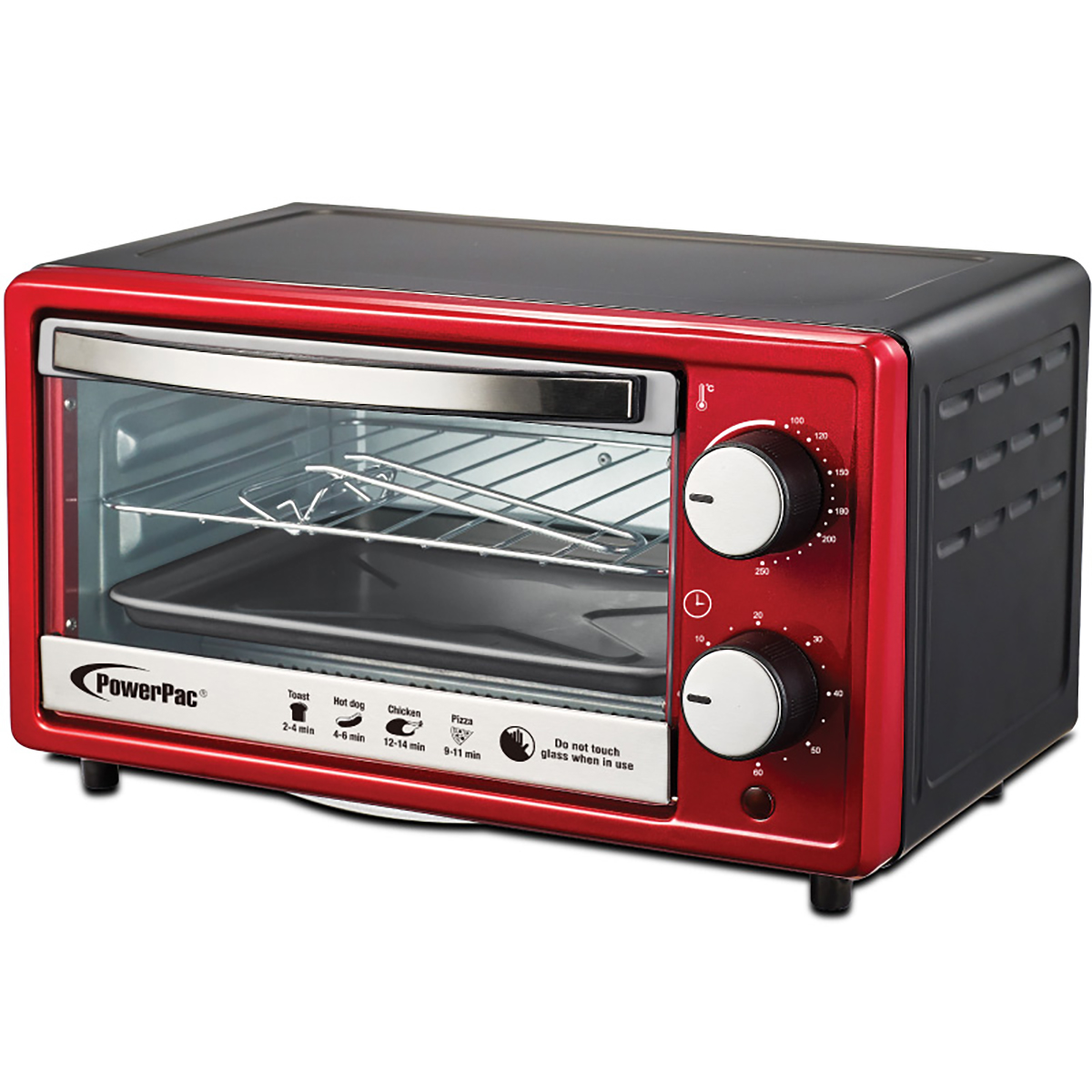 PowerPac 10L Red Electric Oven (PPT38) | NTUC FairPrice