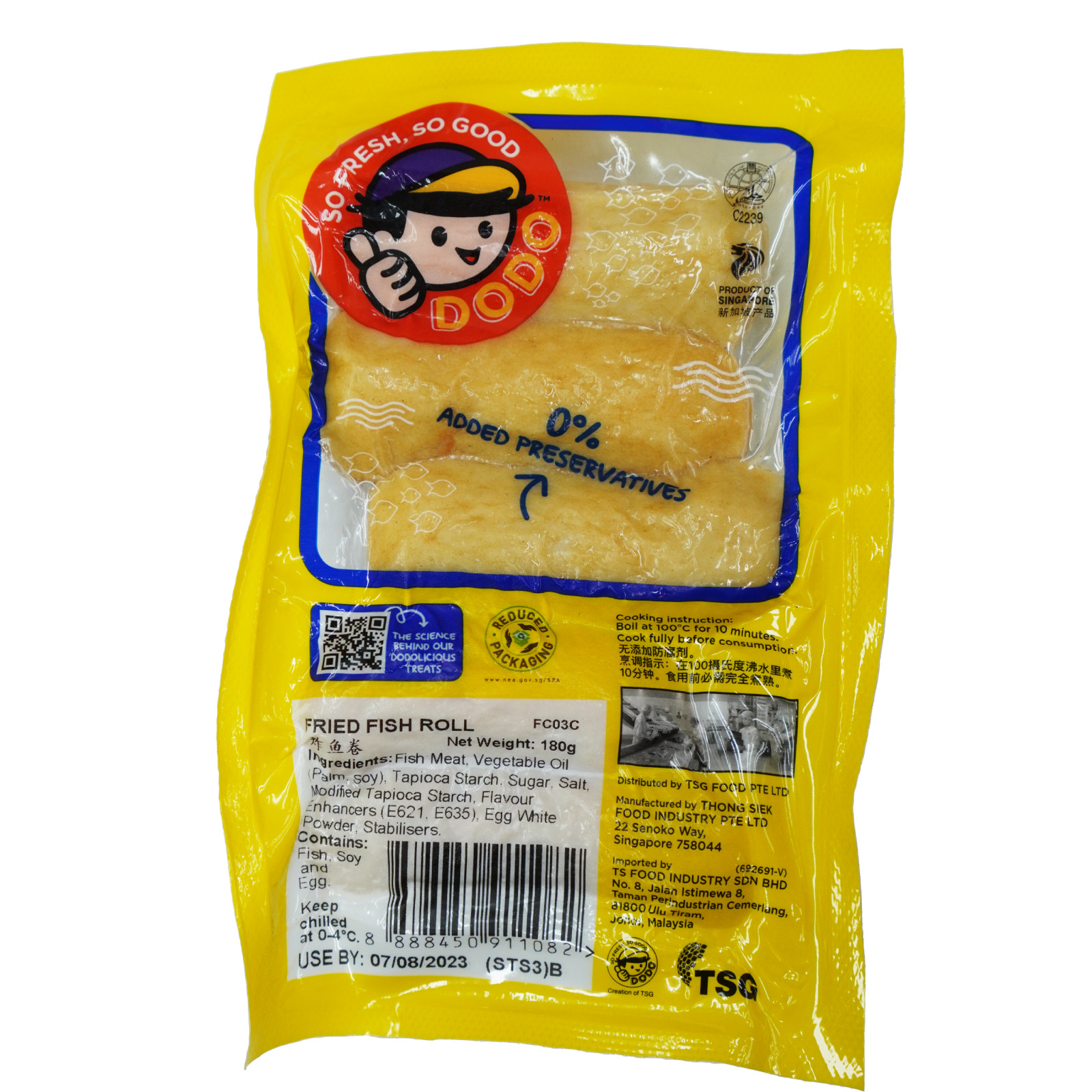DODO Fried Fish Roll | NTUC FairPrice