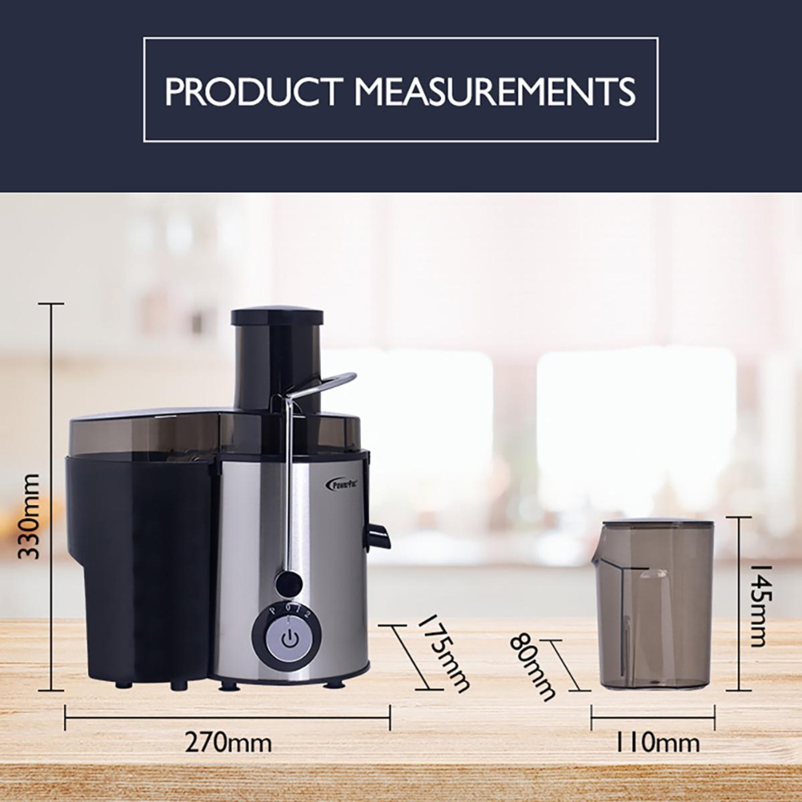 PowerPac Juice Extractor PP3405 NTUC FairPrice