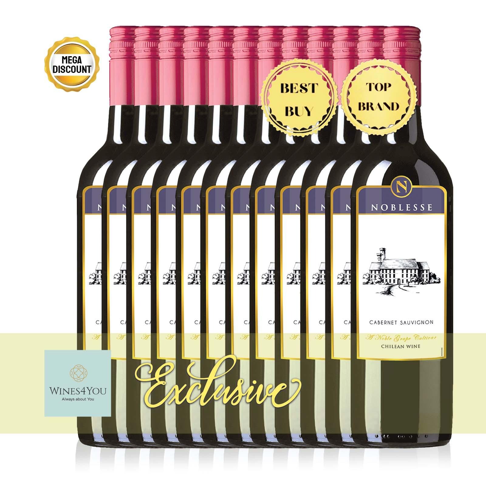 Noblesse Cabernet Sauvignon Chile Red Wine 12btls Ctn Promo! | NTUC ...