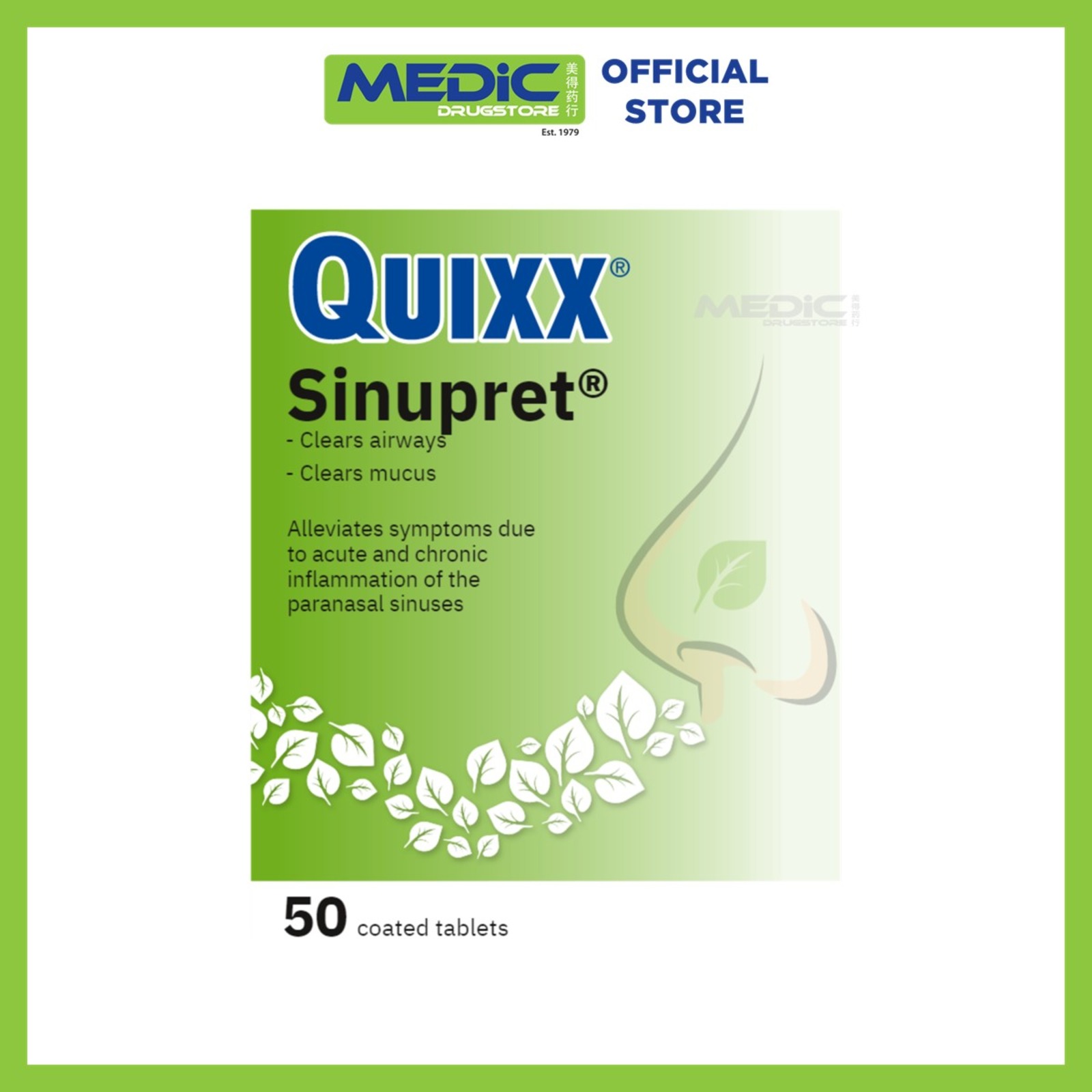 Sinupret Coated Tablets | NTUC FairPrice