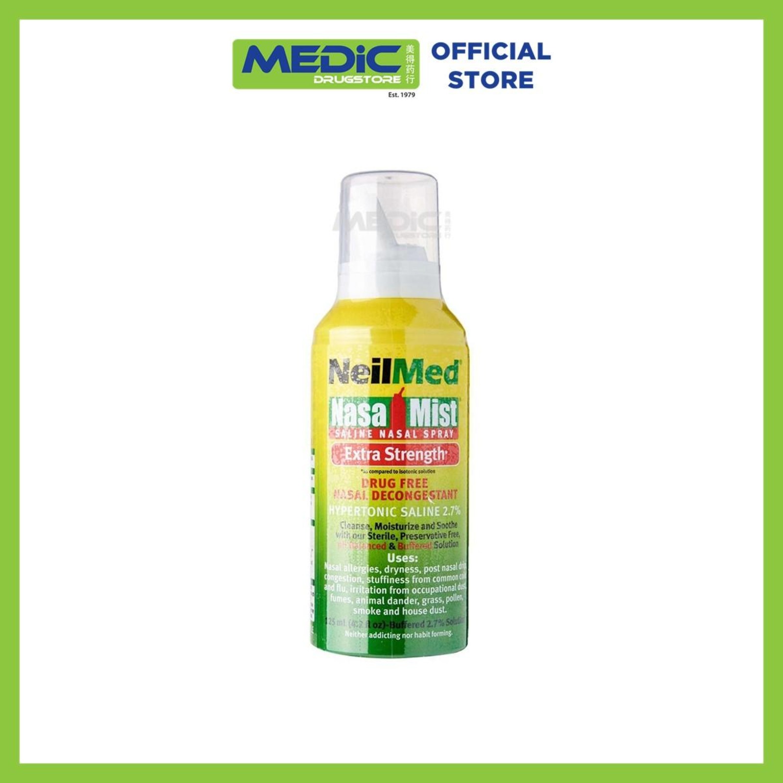 NeilMed Nasamist Extra Strength Hypertonic 125ml | NTUC FairPrice