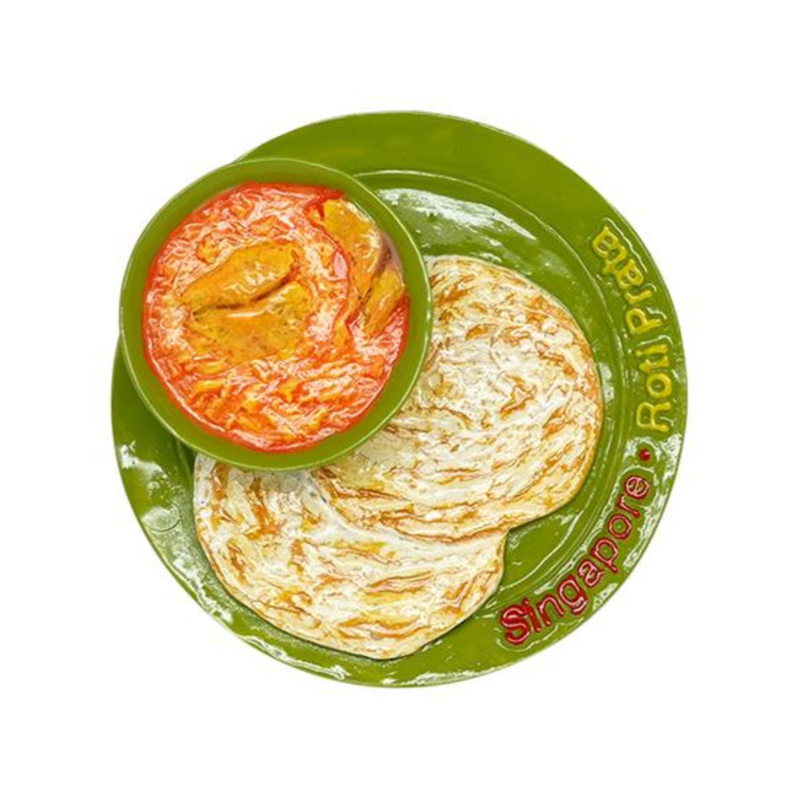 ACE 3D Polyresin Fridge Magnet (Roti Prata) | NTUC FairPrice
