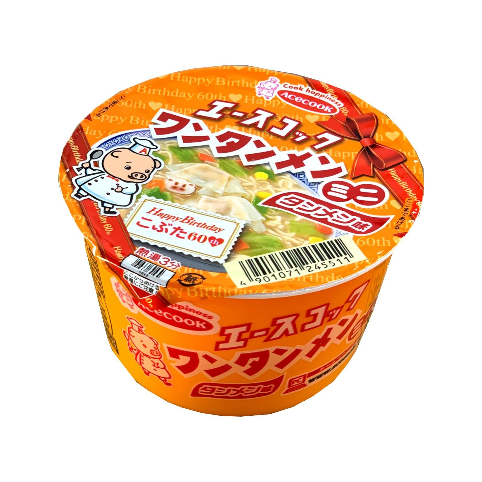ACE COOK Ace Cook Mini Bowl Instant Cup Ramen With Wantan Bit | NTUC ...