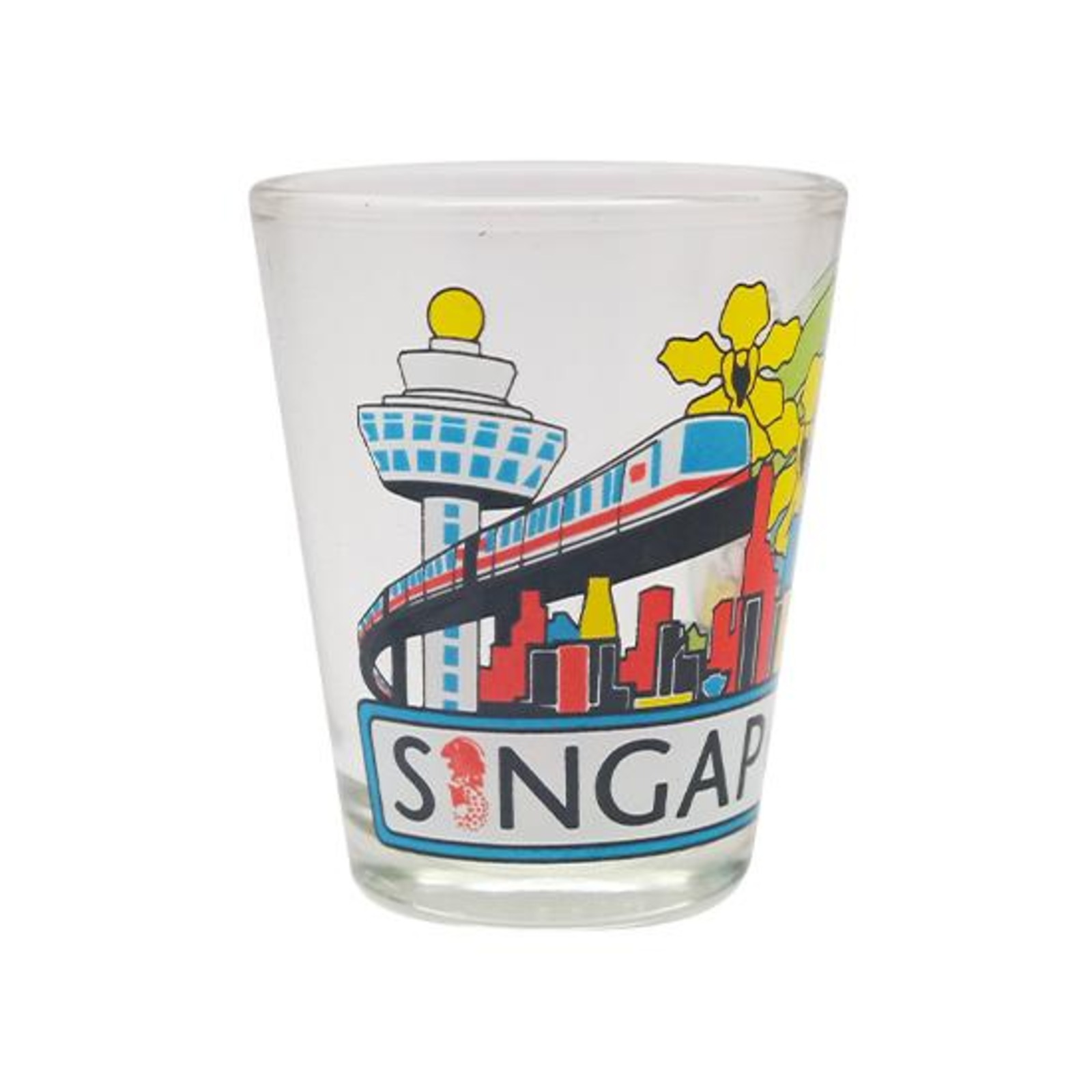 ACE Clear Shot Glass - Merlion/MRT (Single) | NTUC FairPrice