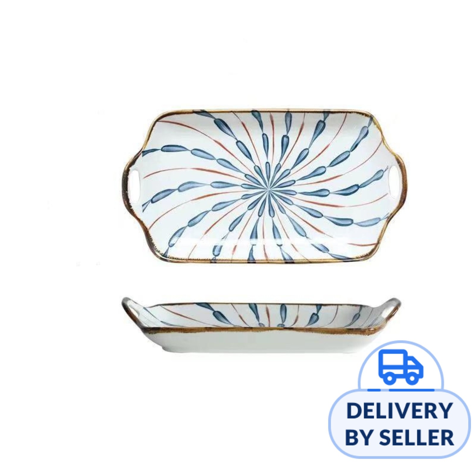 Table Matters Firework - 11.8 Inch Plate With Handles | NTUC FairPrice