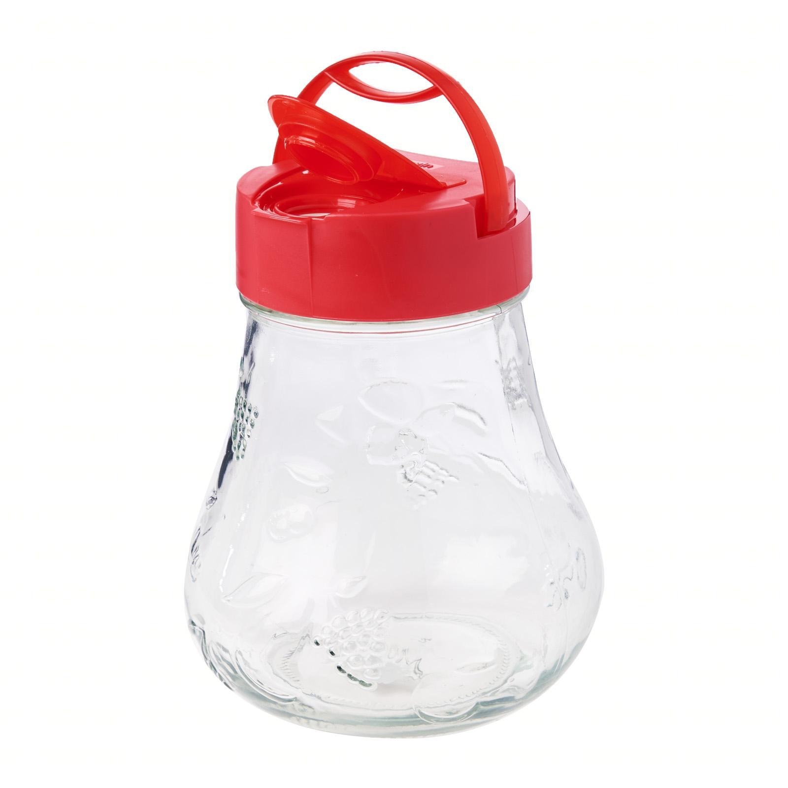 Herevin Albion Emboss Jar (Red) 1.7L | NTUC FairPrice