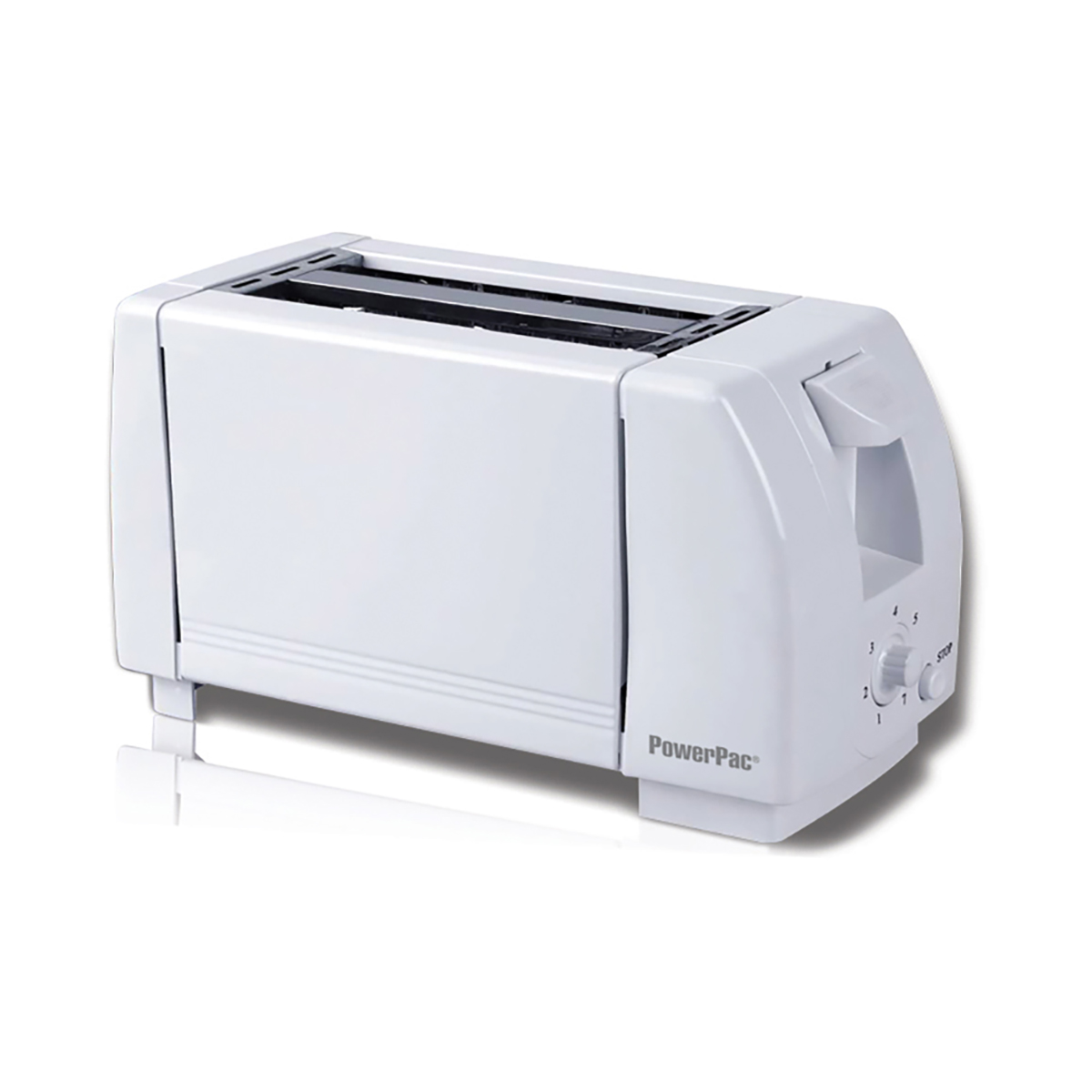 POWERPAC 2-Slice Bread Toaster Pop-Up (PPT02) | NTUC FairPrice