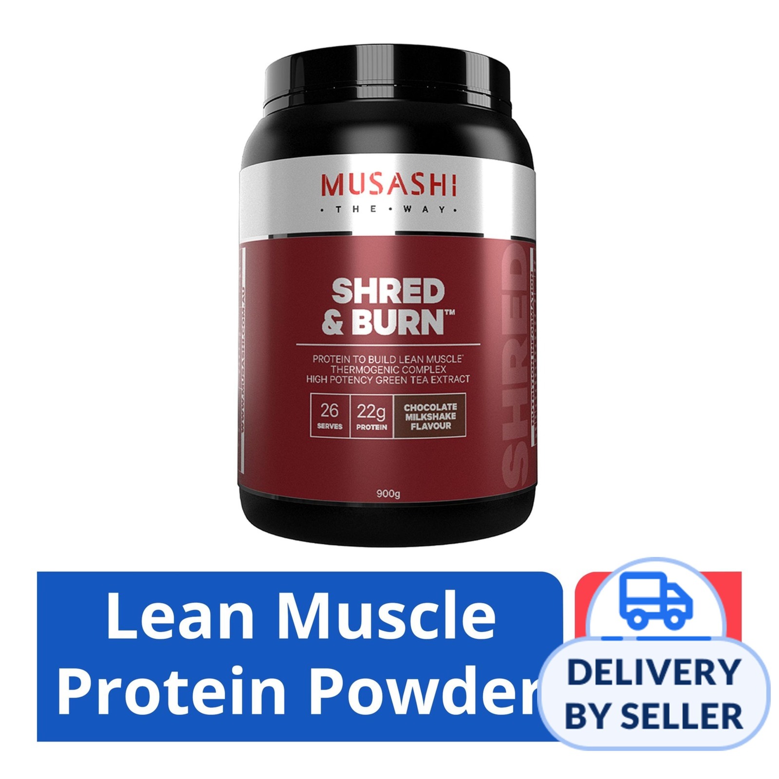 Musashi Shred & Burn Lean Muscle Protein Powder - Chocolate | NTUC ...