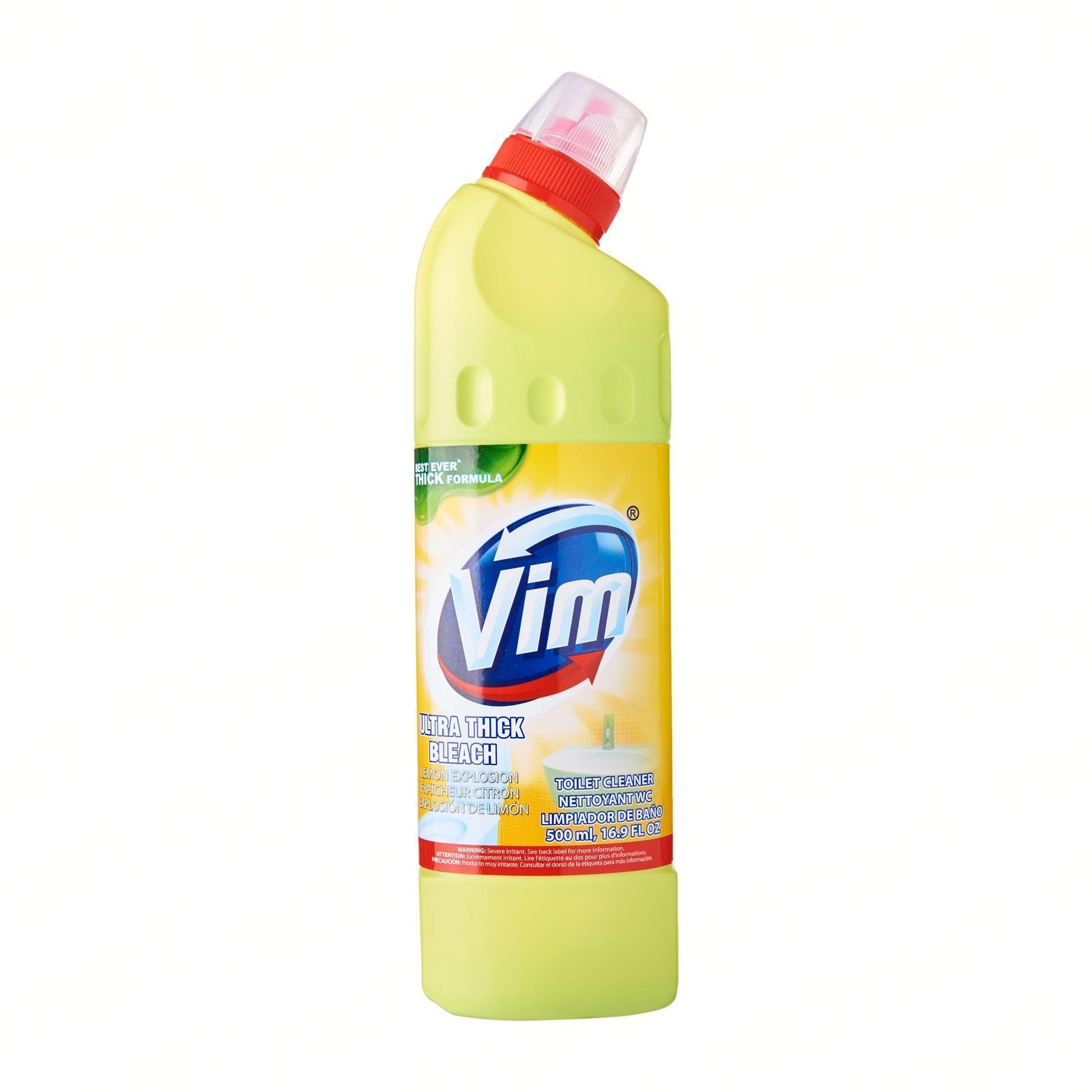 VIM Vim Toilet Cleaner - Ultra Thick Bleach Lemon Explosion | NTUC ...