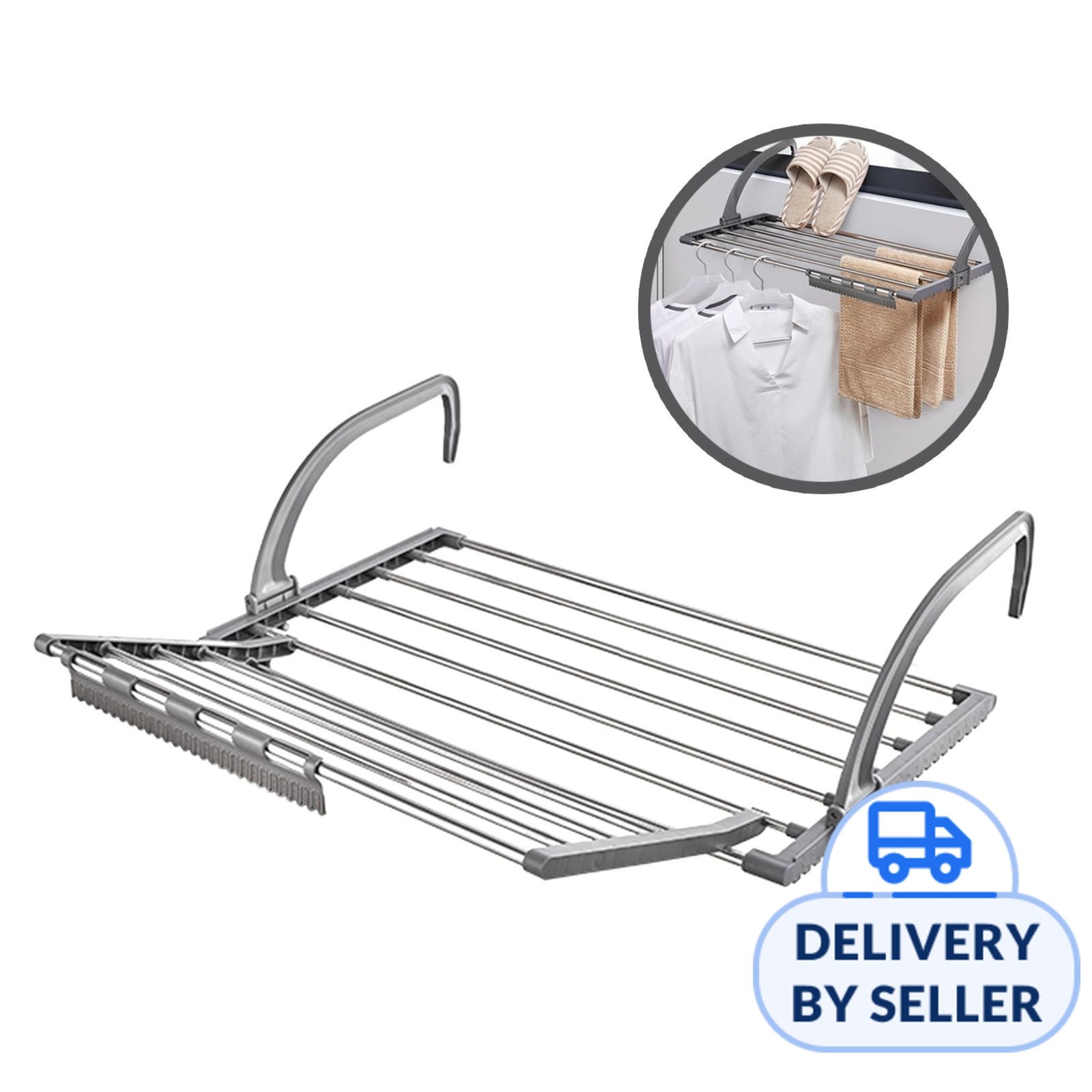 HOUZE Extendable Wall Hanging Radiator Airer (Large) | NTUC FairPrice