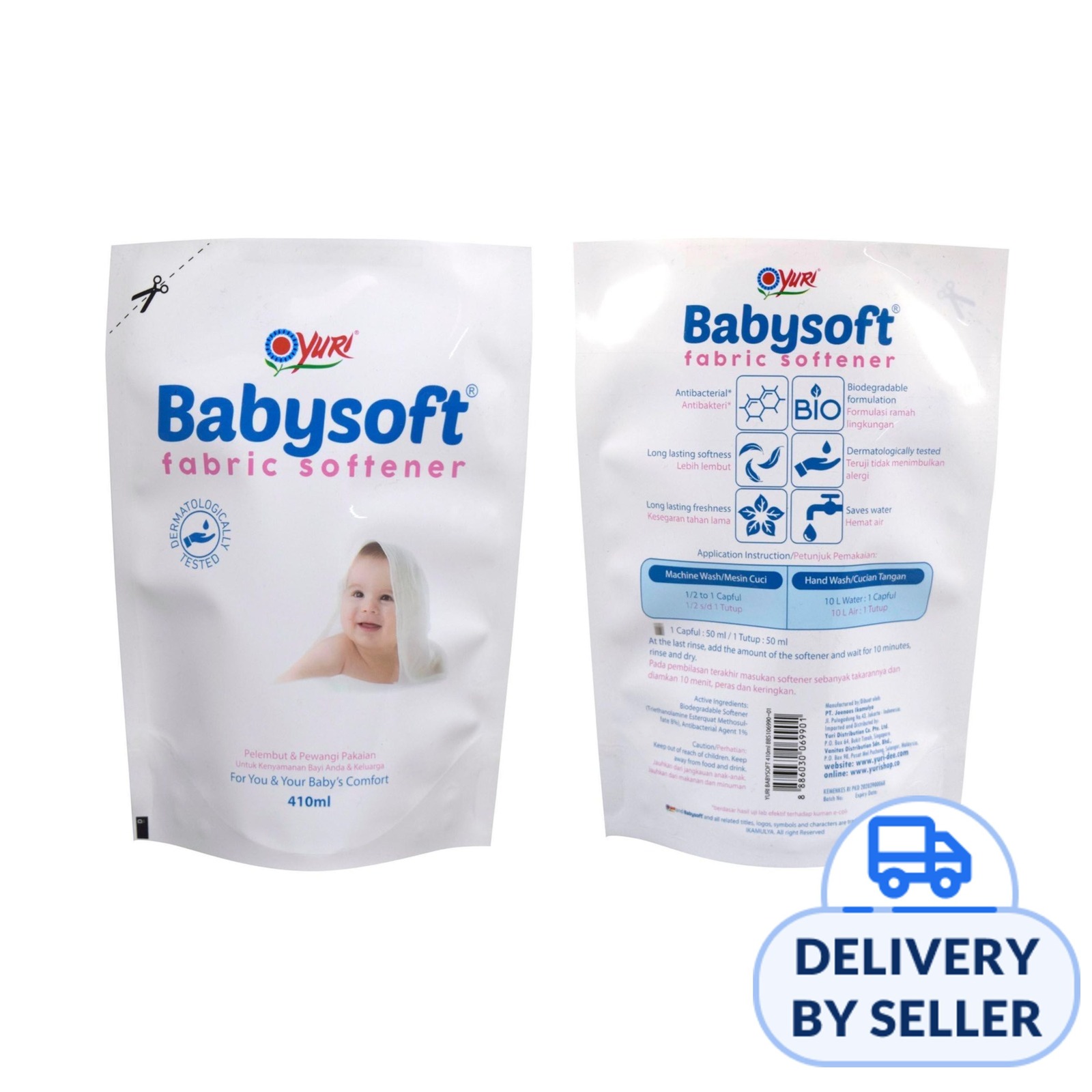 Yuri Baby Soft Antibacterial Fabric Softener | NTUC FairPrice