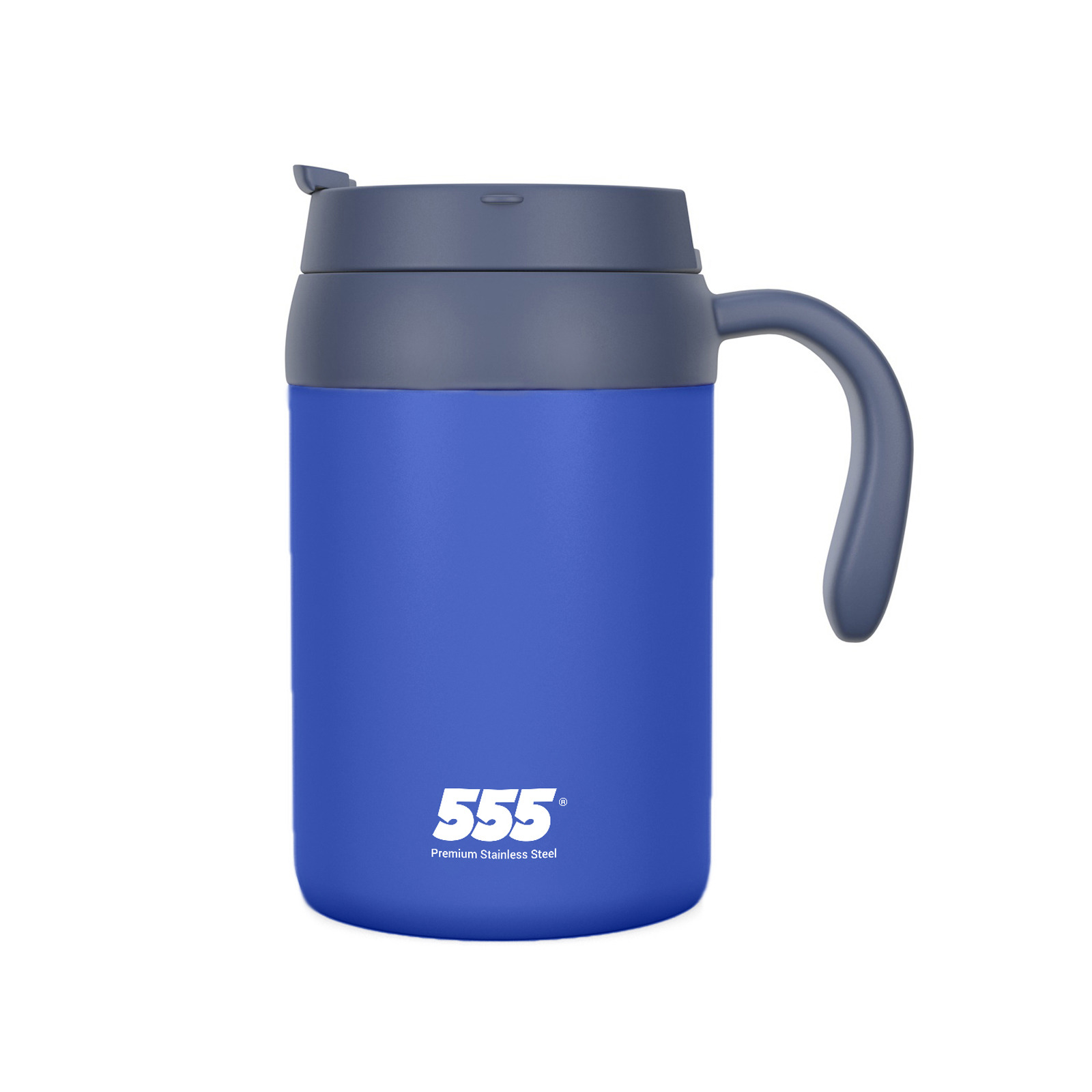 555 Stainless Steel Vacuum Thermal Office Mug (Blue) | NTUC FairPrice