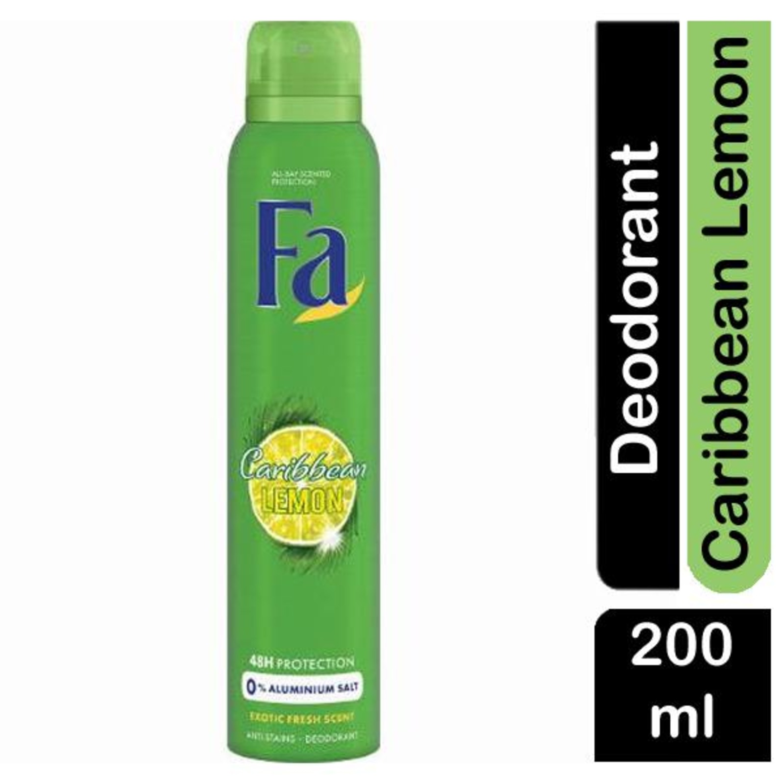 Fa Caribbean LEMON 48H Exotic Fresh Scent Deodorant Spray | NTUC FairPrice