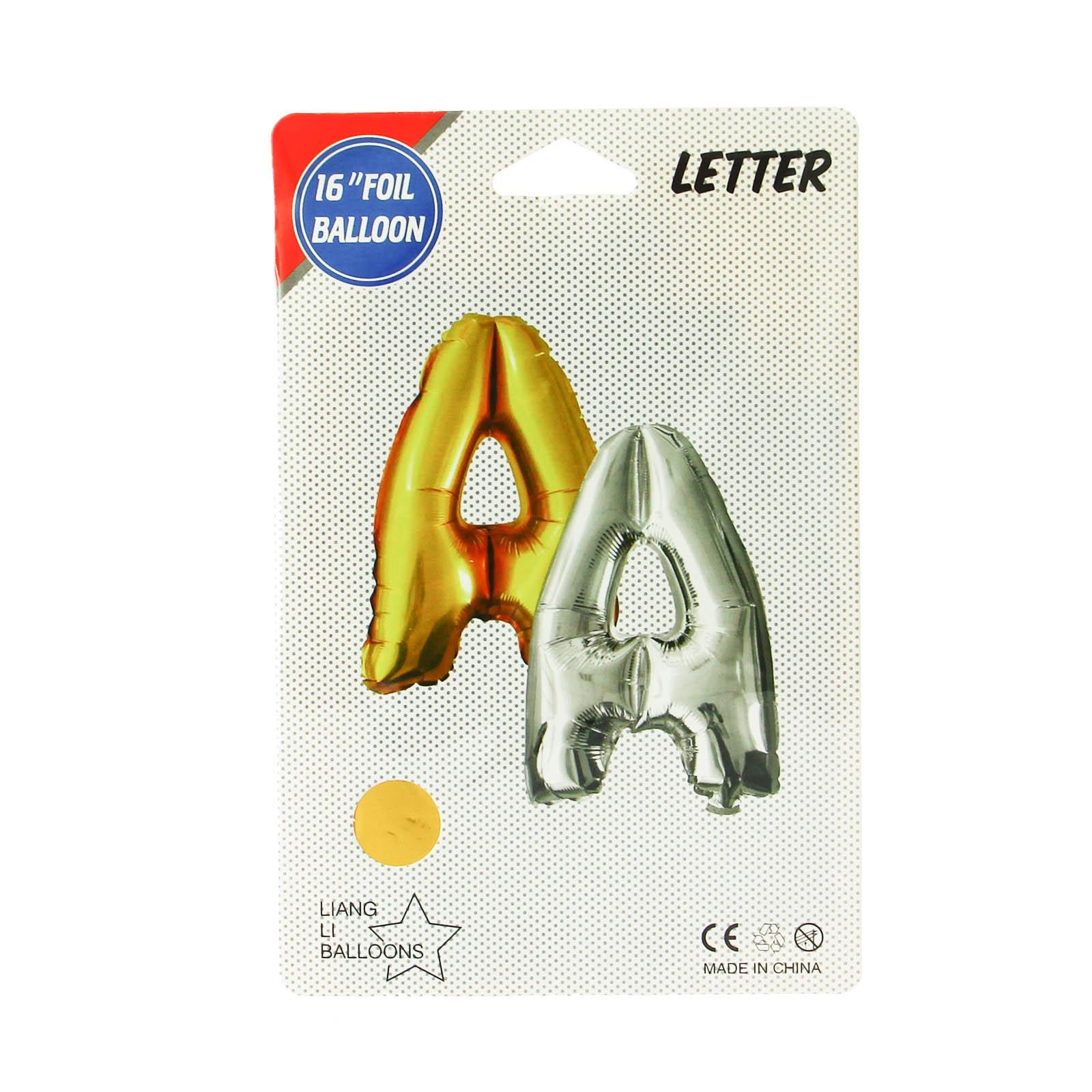 Partyforte Alphabet Balloon - A Gold (16 Inch) | NTUC FairPrice