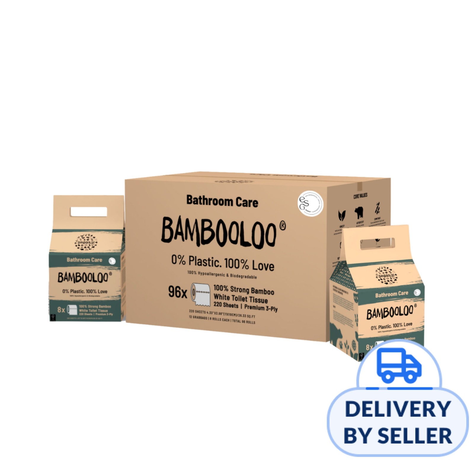 Bambooloo Toilet Rolls Family Box | NTUC FairPrice