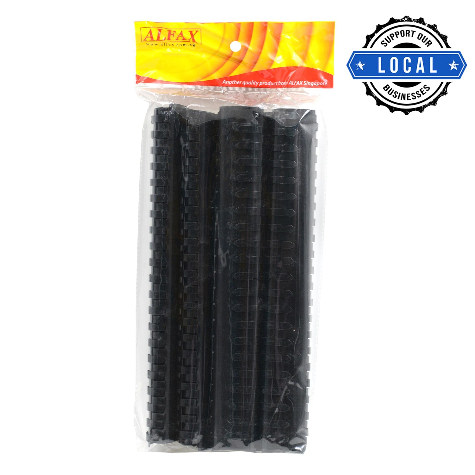 Alfax 145BL Binding Ring 45mm 21Rings A4 Black | NTUC FairPrice