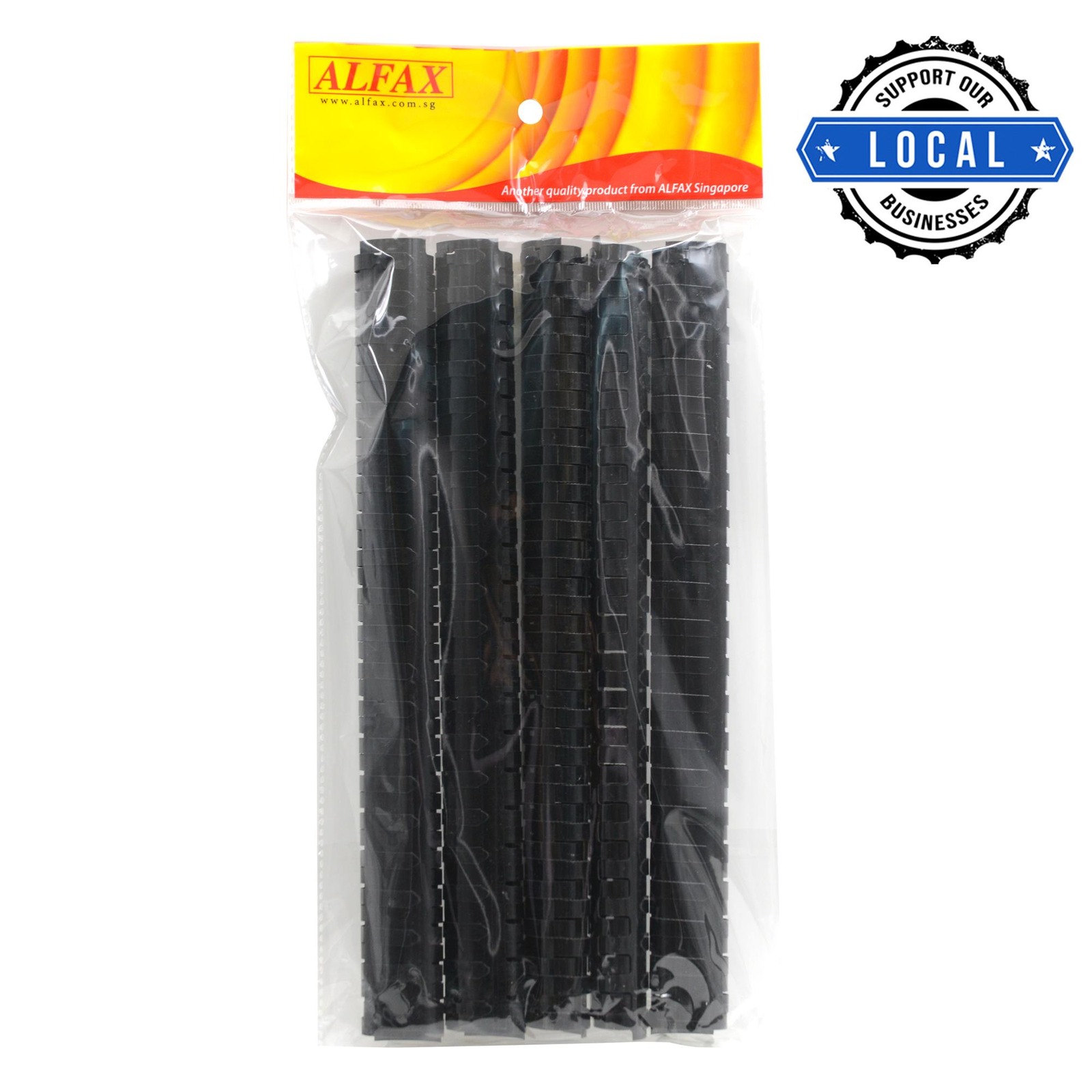Alfax 132BK Binding Ring 32mm 21Rings A4 Black | NTUC FairPrice