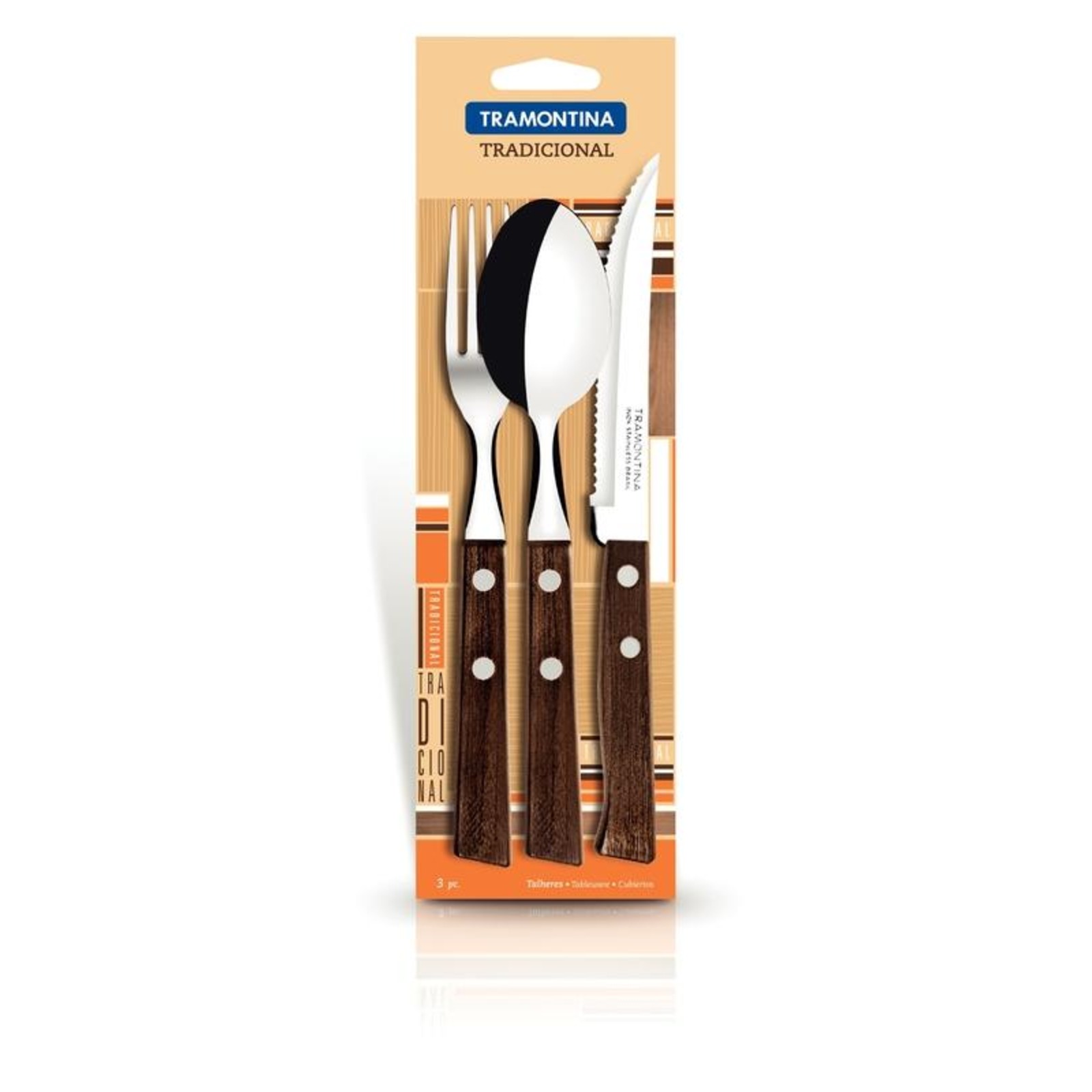 Tramontina Tradicional 3 Piece Flatware Set | NTUC FairPrice