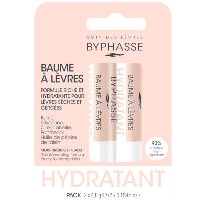 Byphasse Moisturizing Lip Balm (2x4.8g) | NTUC FairPrice