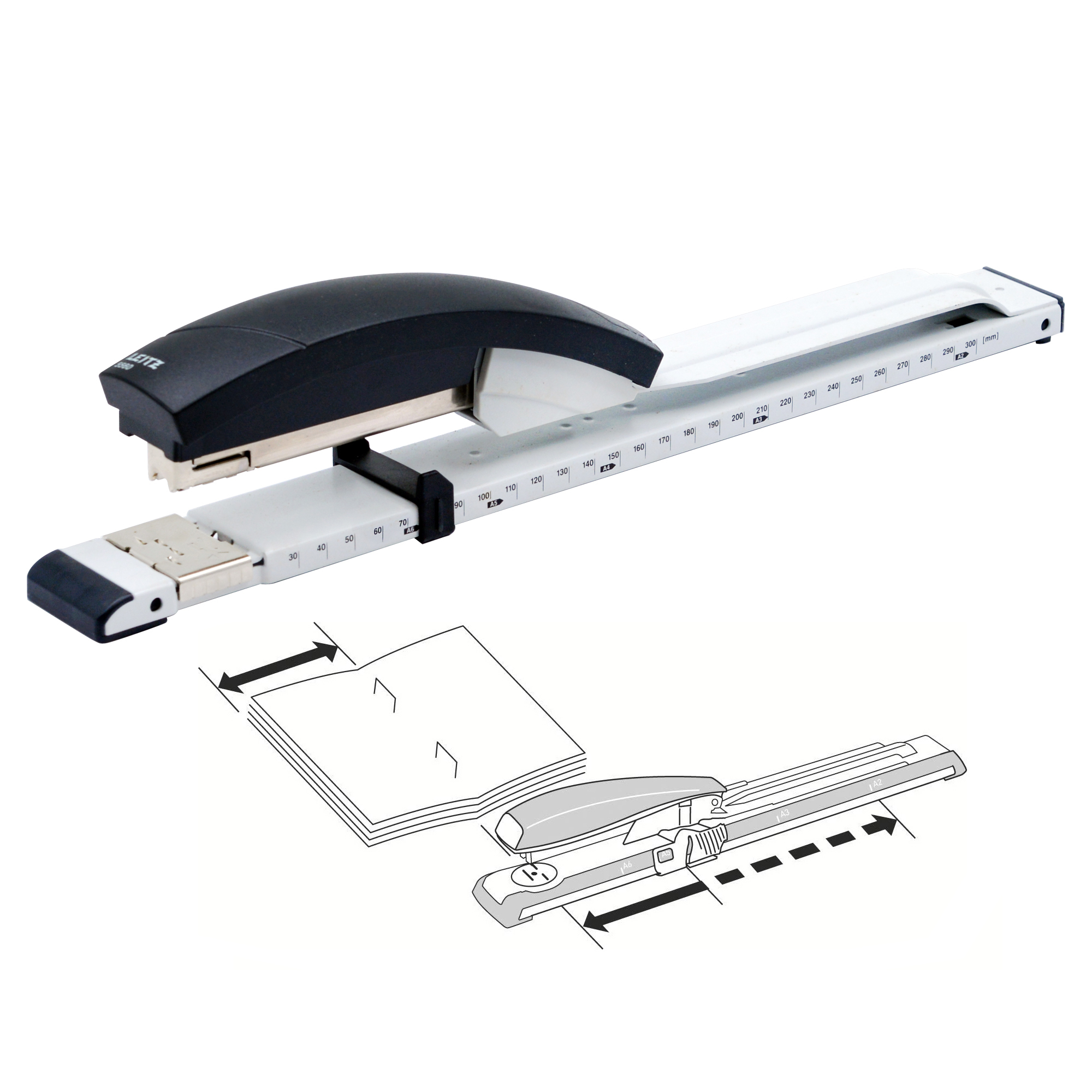 Leitz 5560 Long Leg Stapler | NTUC FairPrice
