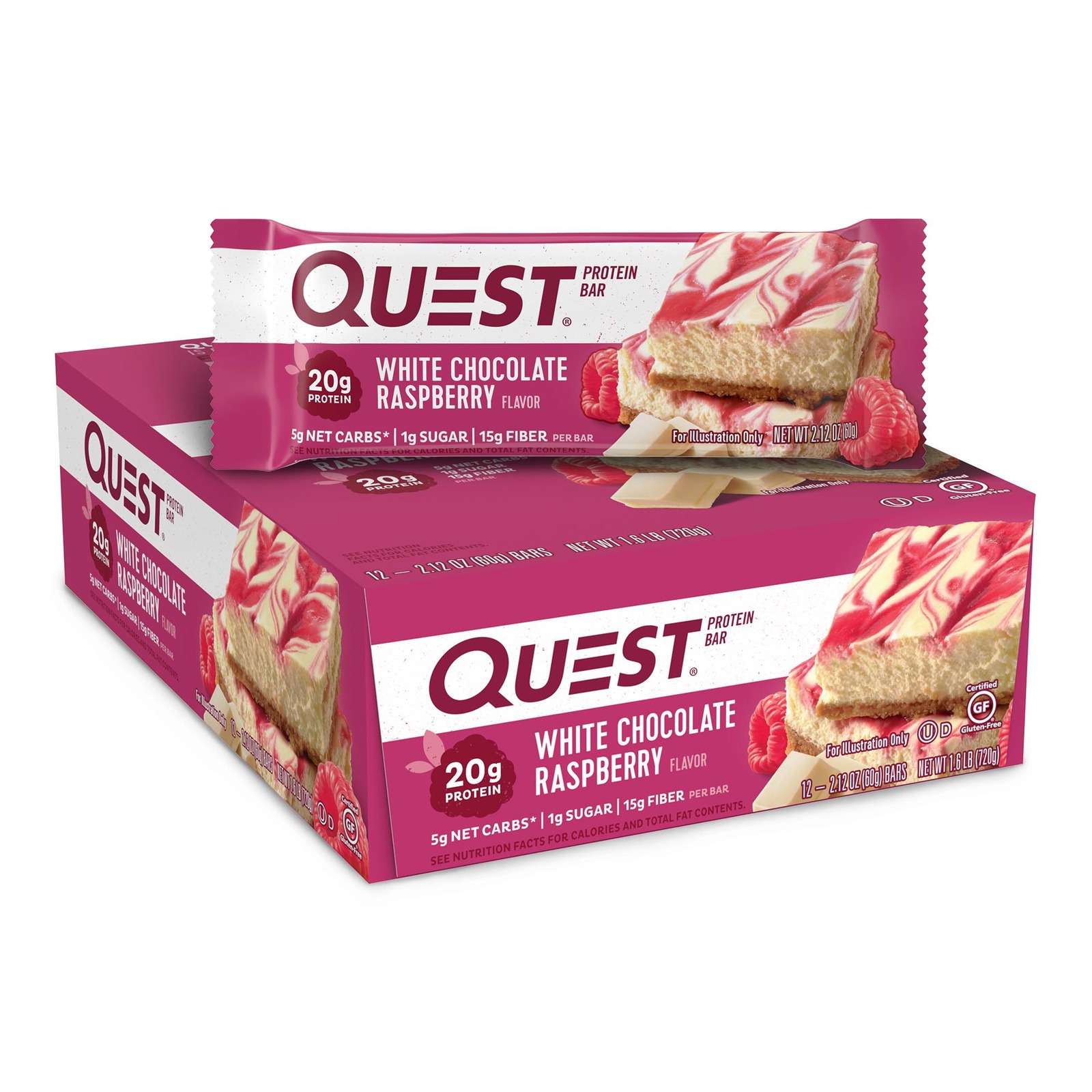 Quest Nutrition Protein Bar - White Chocolate Raspberry | NTUC FairPrice