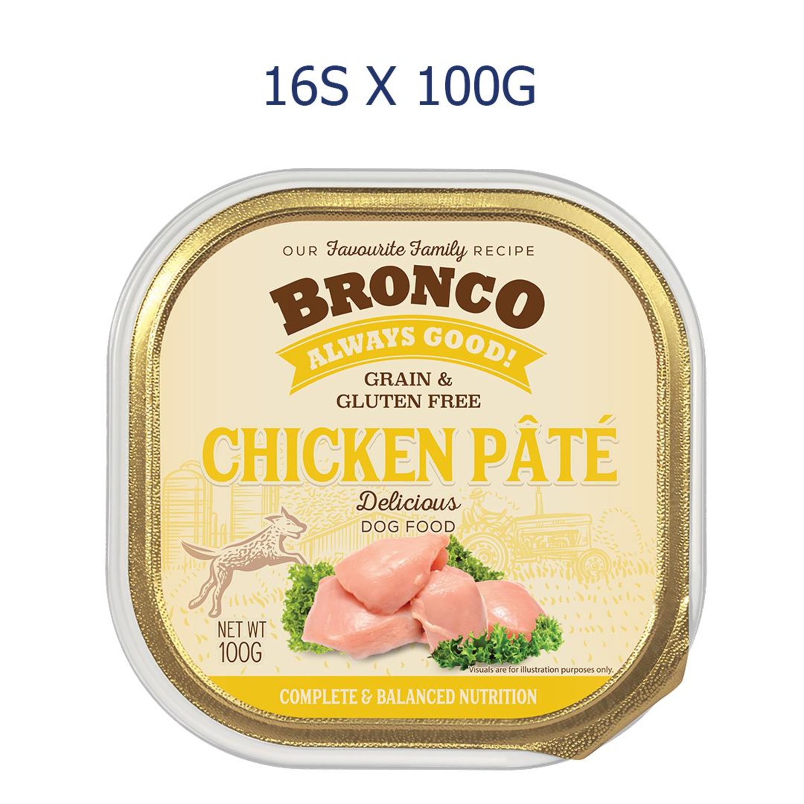 Bronco Chicken Pate Tray | NTUC FairPrice