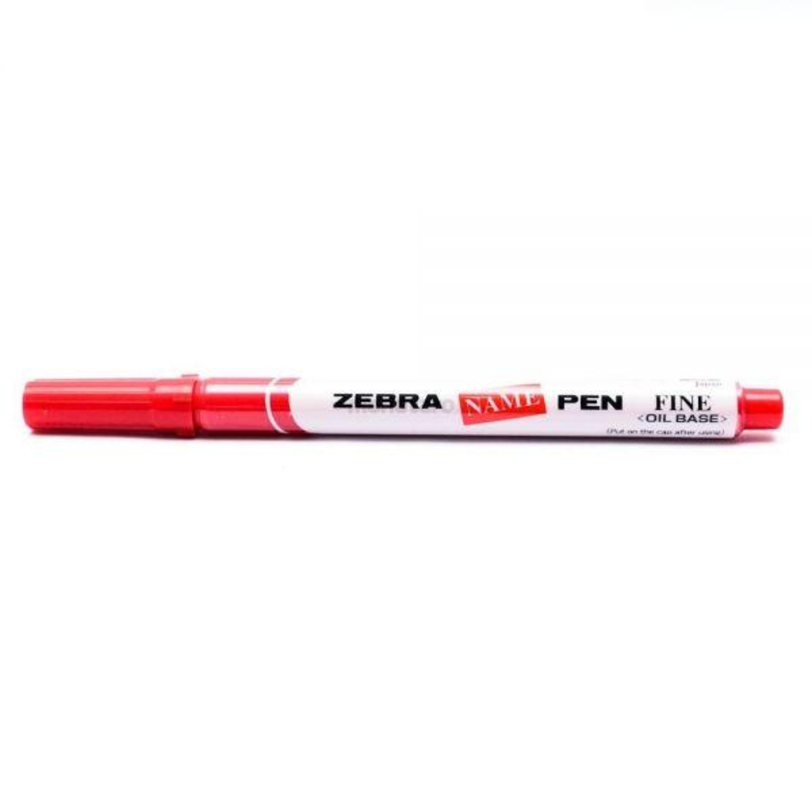 Zebra Permanent Marker Name Pen Fine Bullet Tip Red | NTUC FairPrice