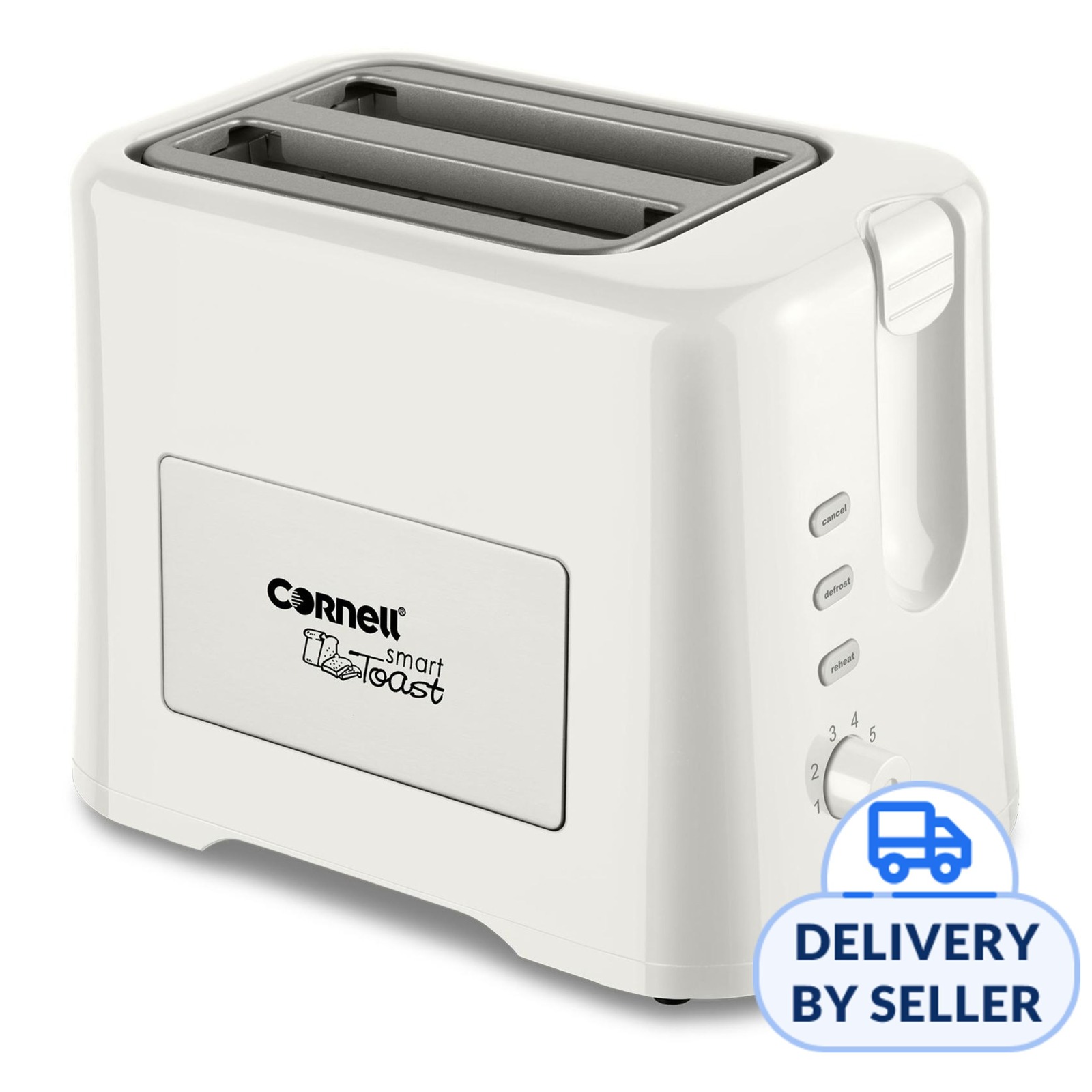 Cornell 2 Slice Pop Up Bread Toaster 870W CT-EDC2000WH | NTUC FairPrice