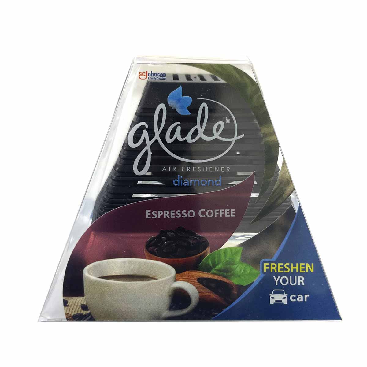 Glade Car Fresh Air Freshener - Espresso Coffee Scent | NTUC FairPrice