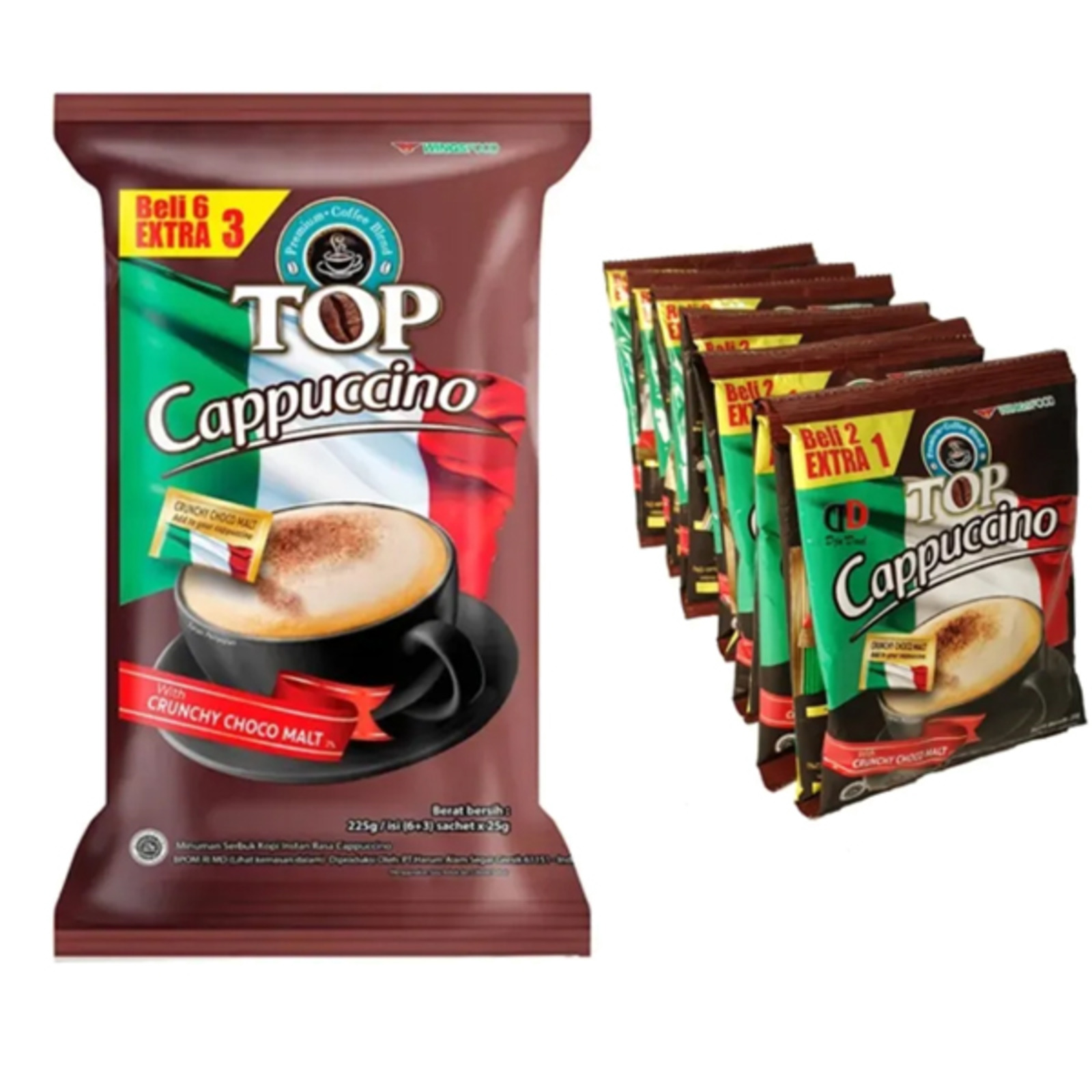 Top Cappuccino instant coffee mix - Choco Malt | NTUC FairPrice
