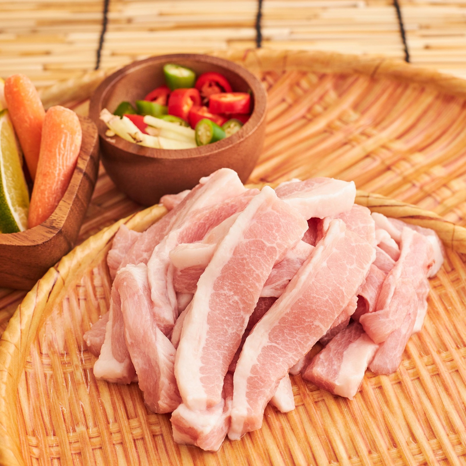 Aw's Market Fresh Malaysian Pork Jowl (Sliced) | NTUC FairPrice