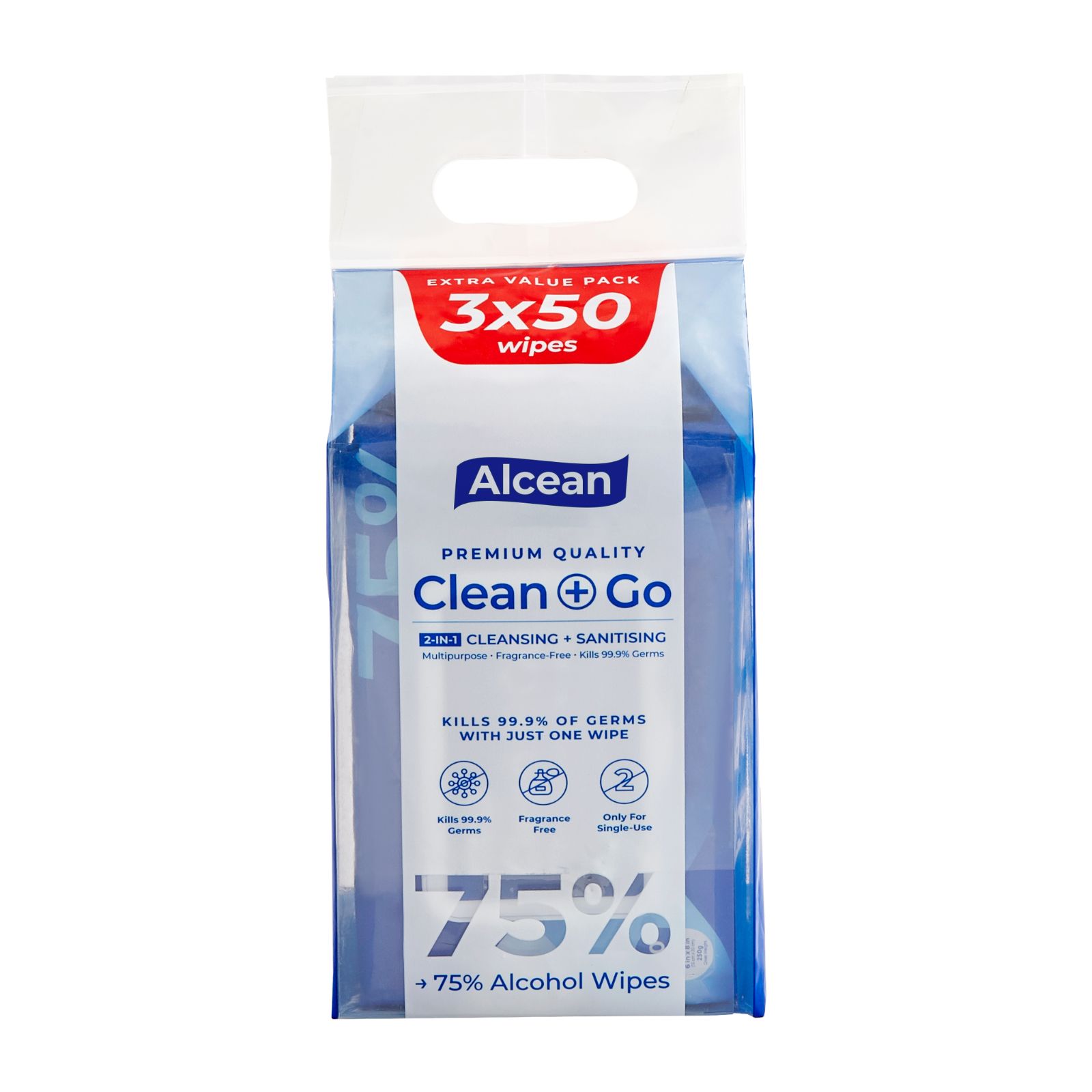 Alcean Alcohol Disinfectant Wipes | NTUC FairPrice